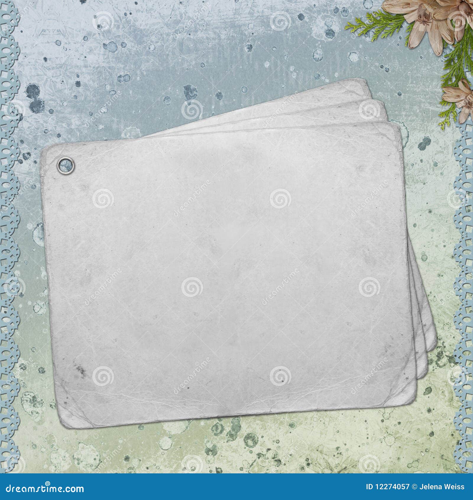 Blank Note Paper On Textured Background Stock Photography ...