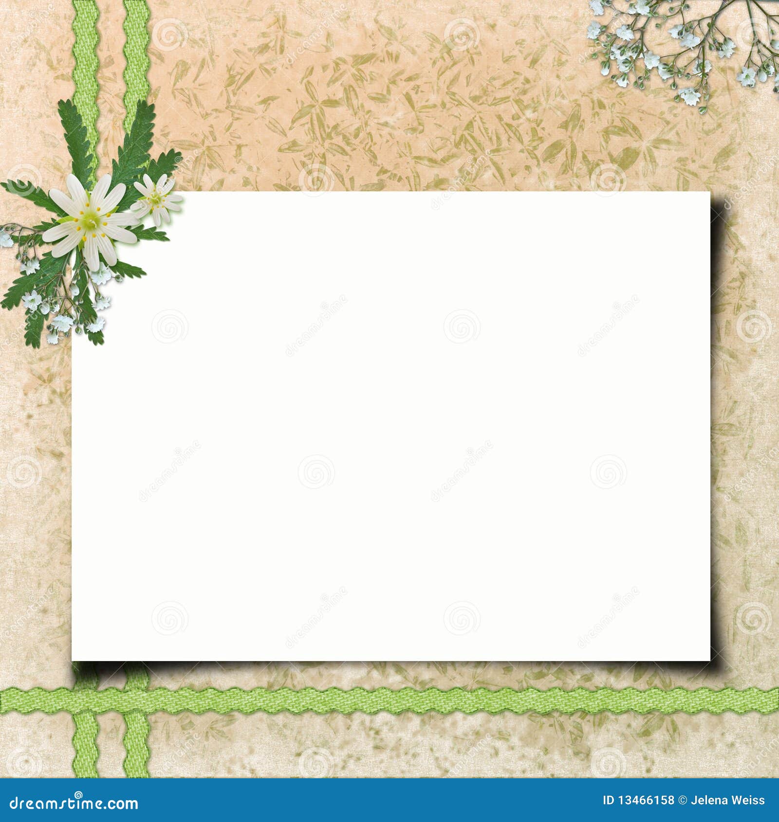 Blank Note Paper on Textured Background Stock Illustration ...