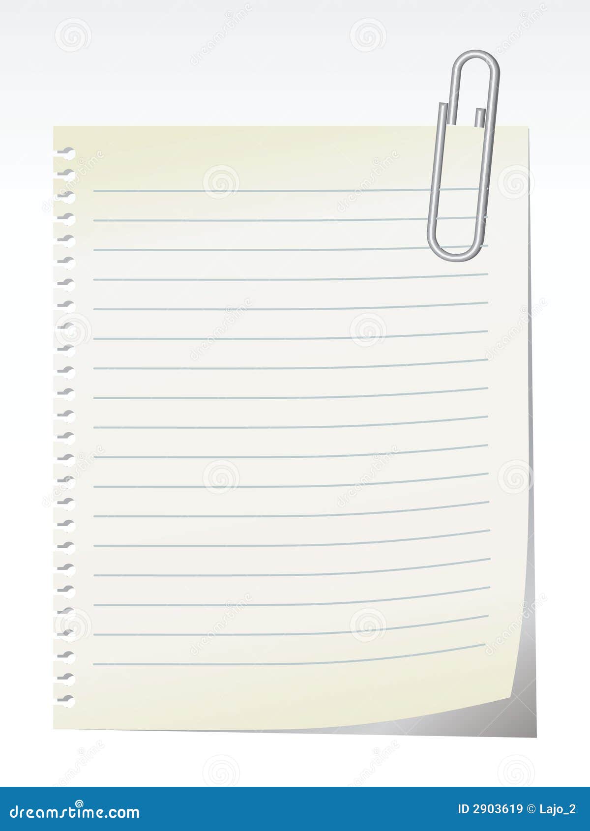 Blank note - vector stock vector. Illustration of pattern - 2903619