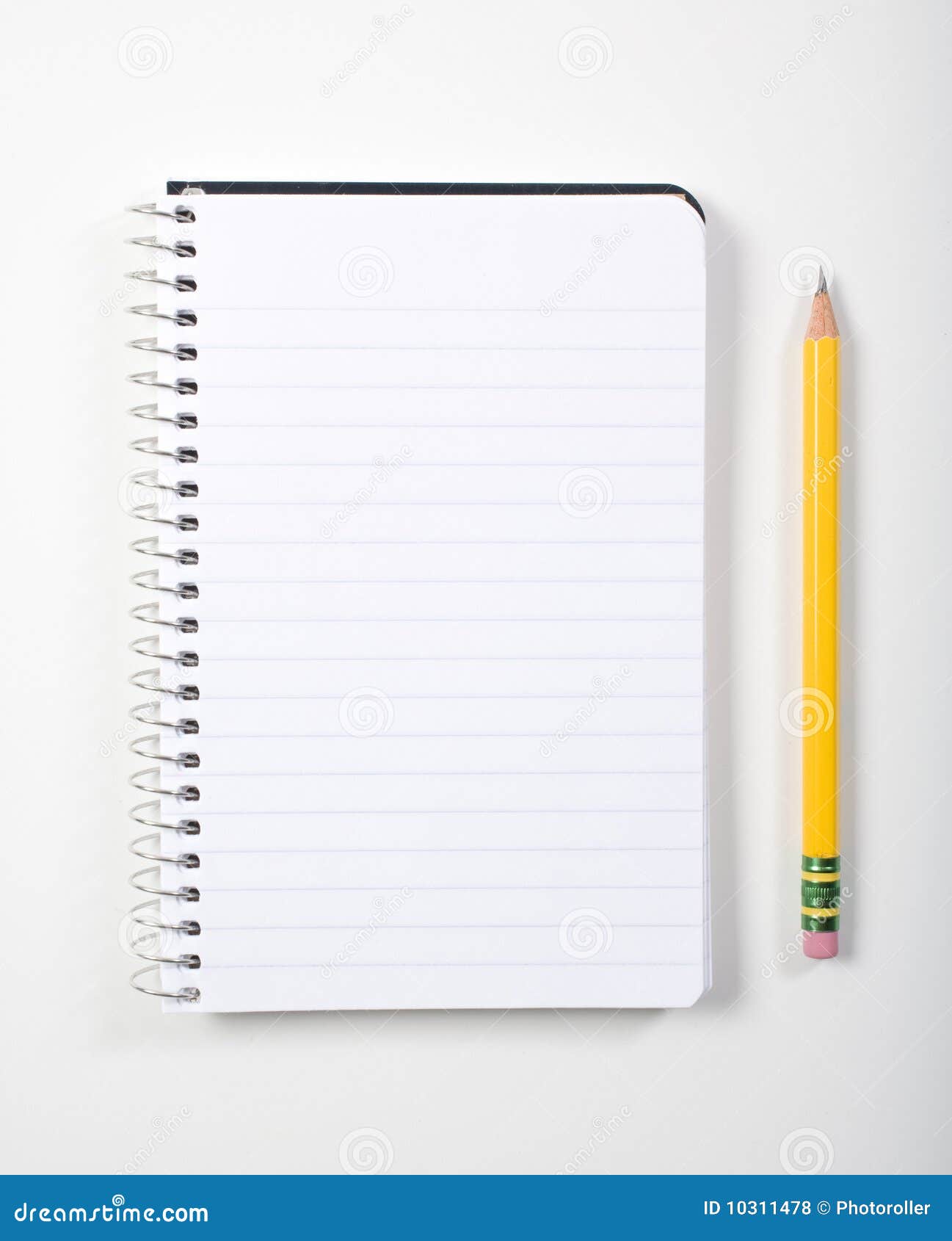 Blank Notebook stock photo. Image of binder, board, message - 10311478