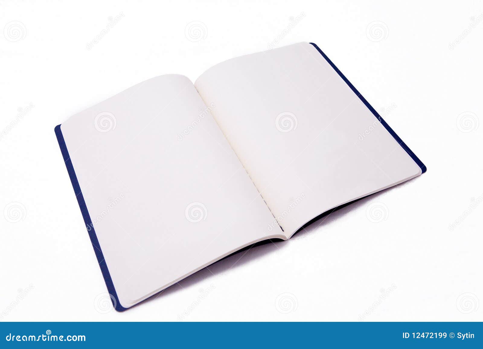 Blank notebook stock image. Image of isolated, empty - 12472199