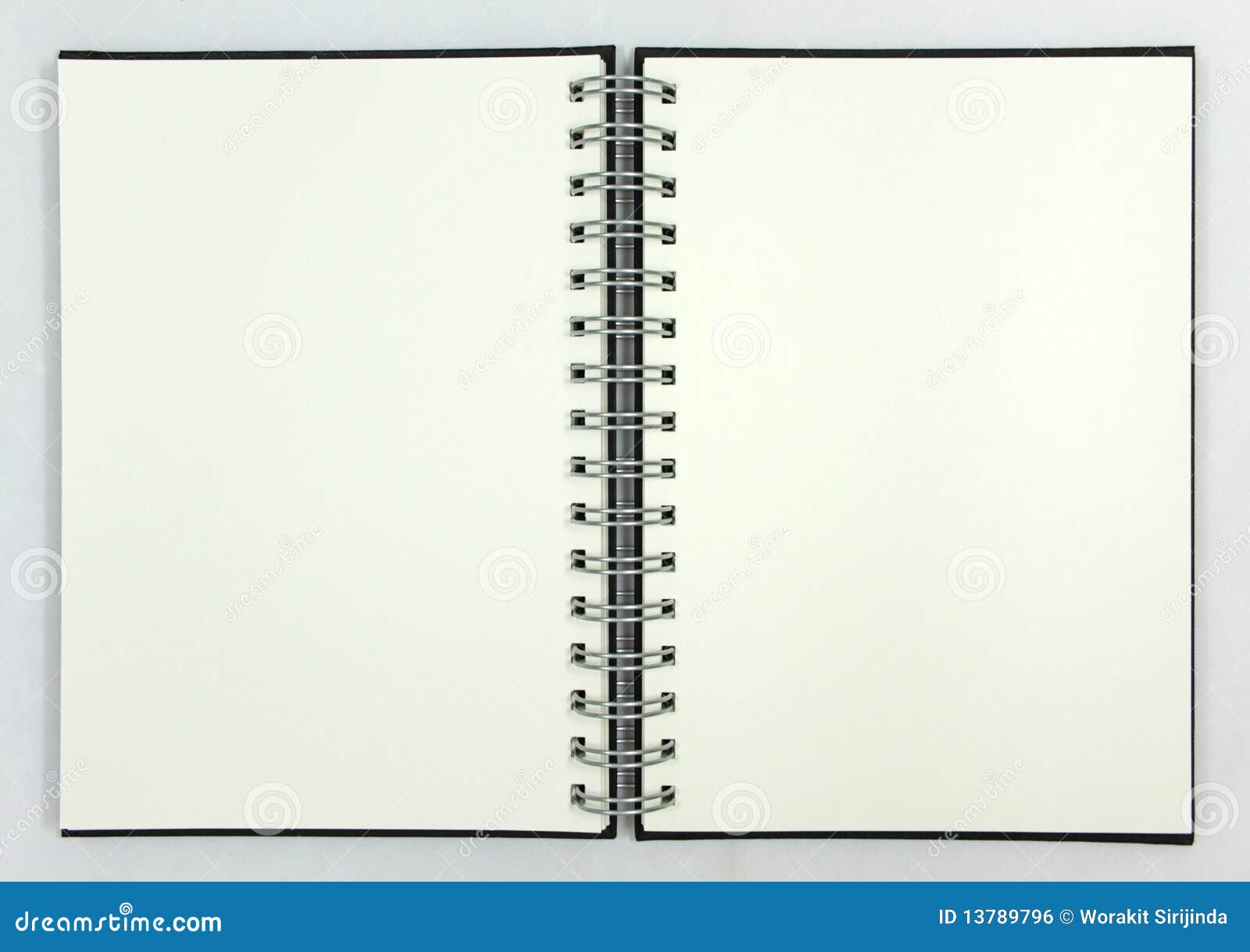 Blank Notebook On A Silver Tray Stock Photography | CartoonDealer.com ...
