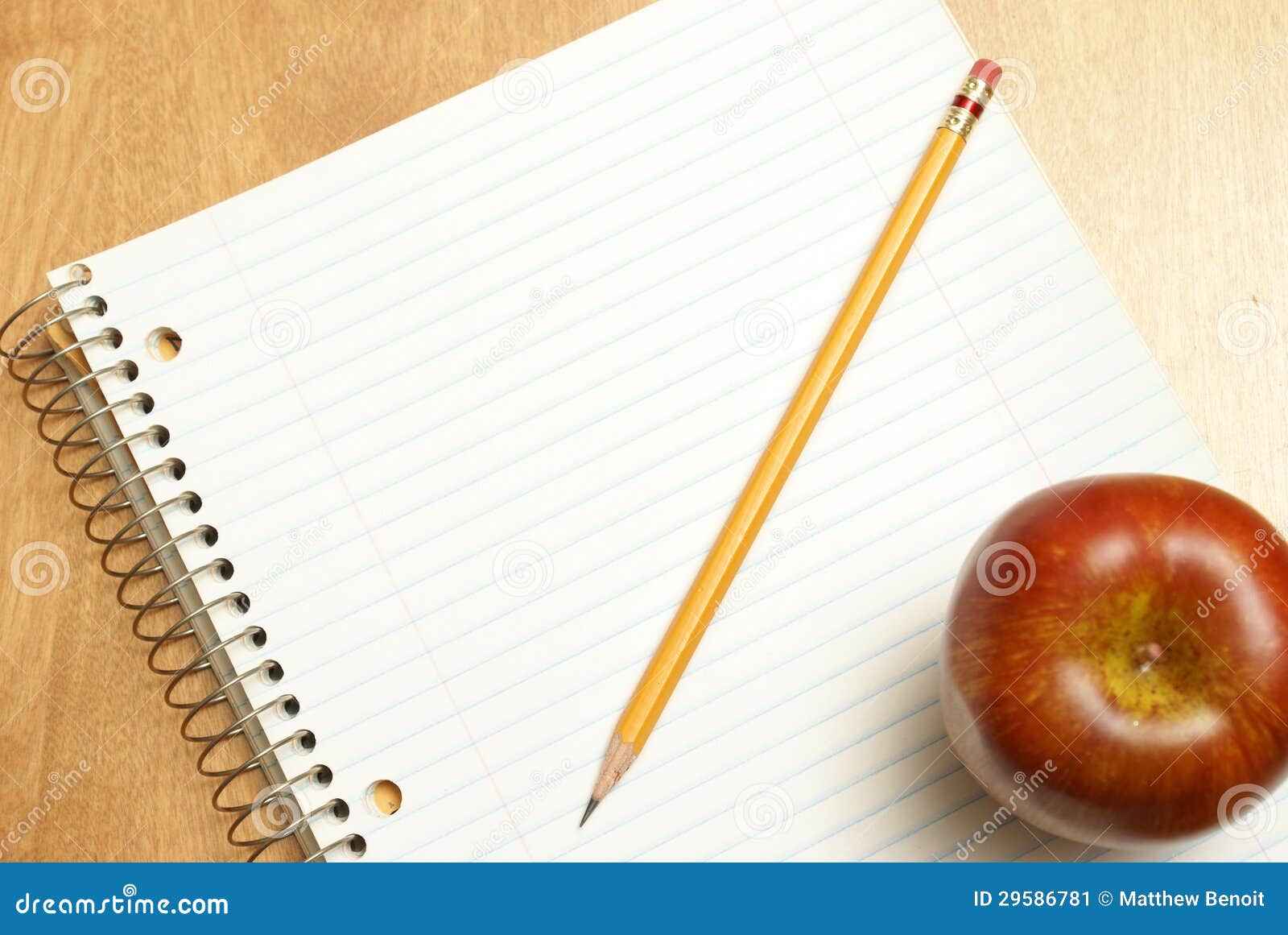 Blank Notebook stock image. Image of classroom, note - 29586781