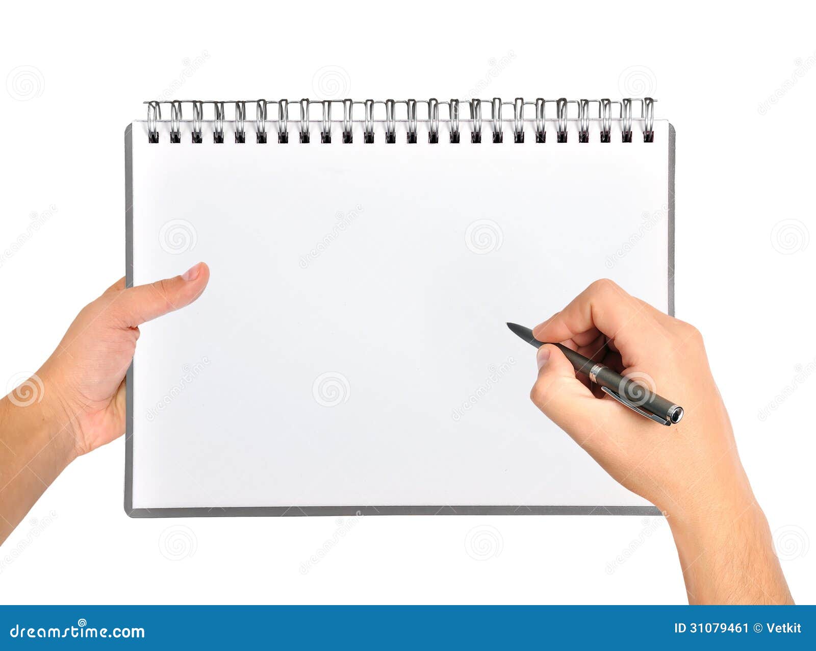 Blank notebook stock image. Image of paper, notebook - 31079461