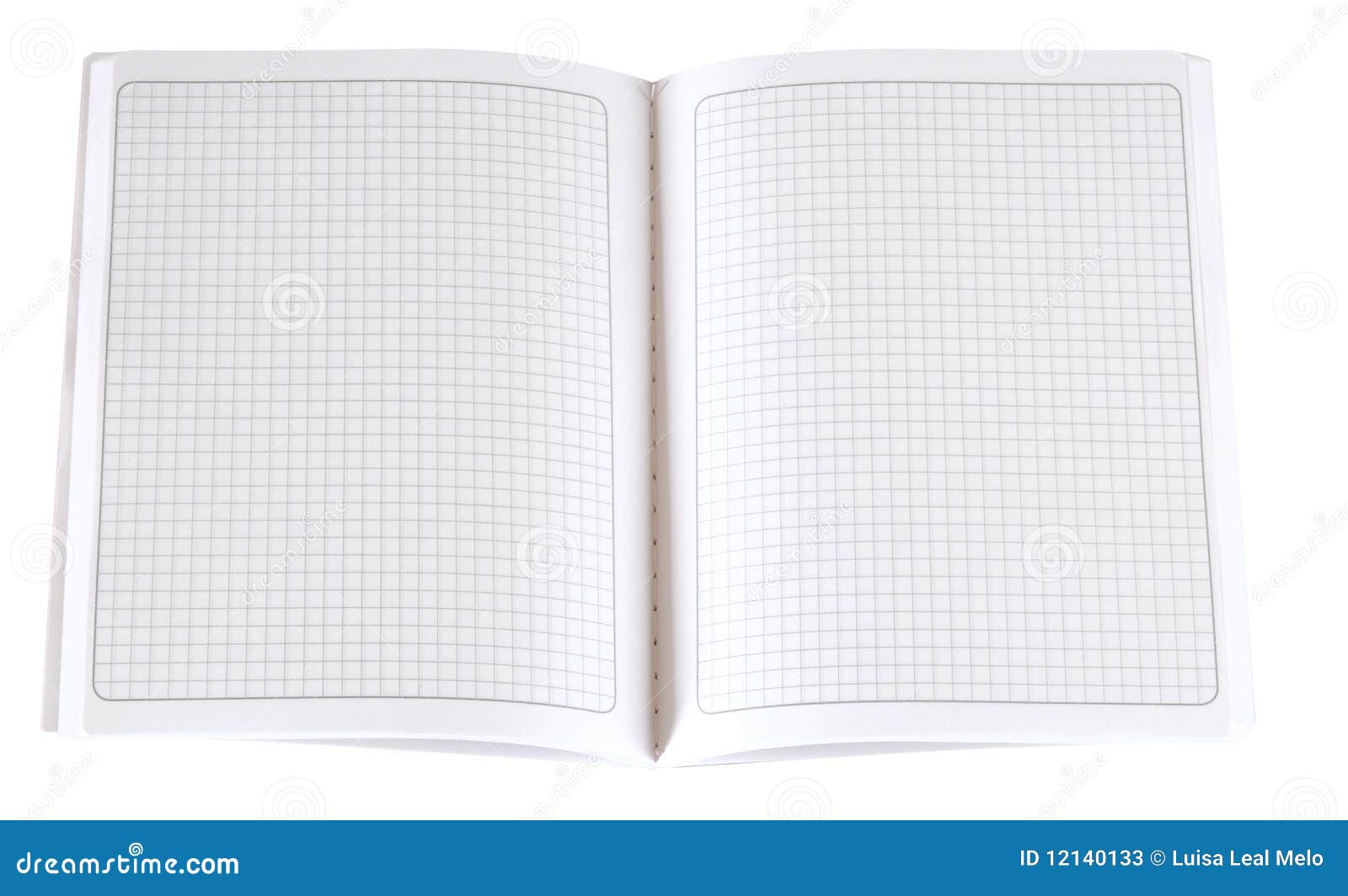 Blank notebook. Isolated stock image. Image of page, book - 12140133