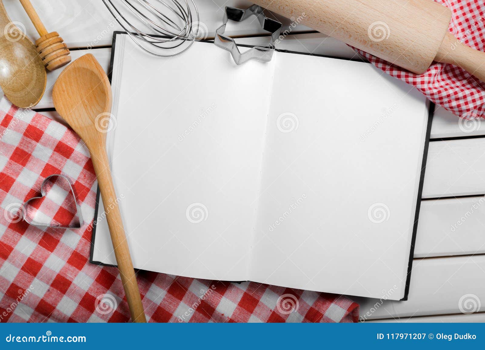 Blank Notebook on a Kitchen Table Stock Image - Image of table, concept ...
