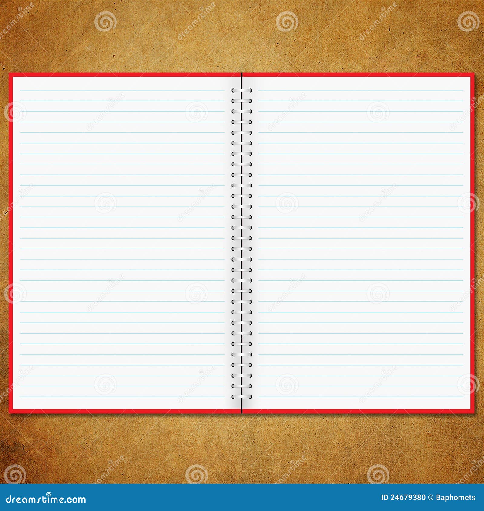 Blank notebook old board stock photo. Image of notepaper - 24679380