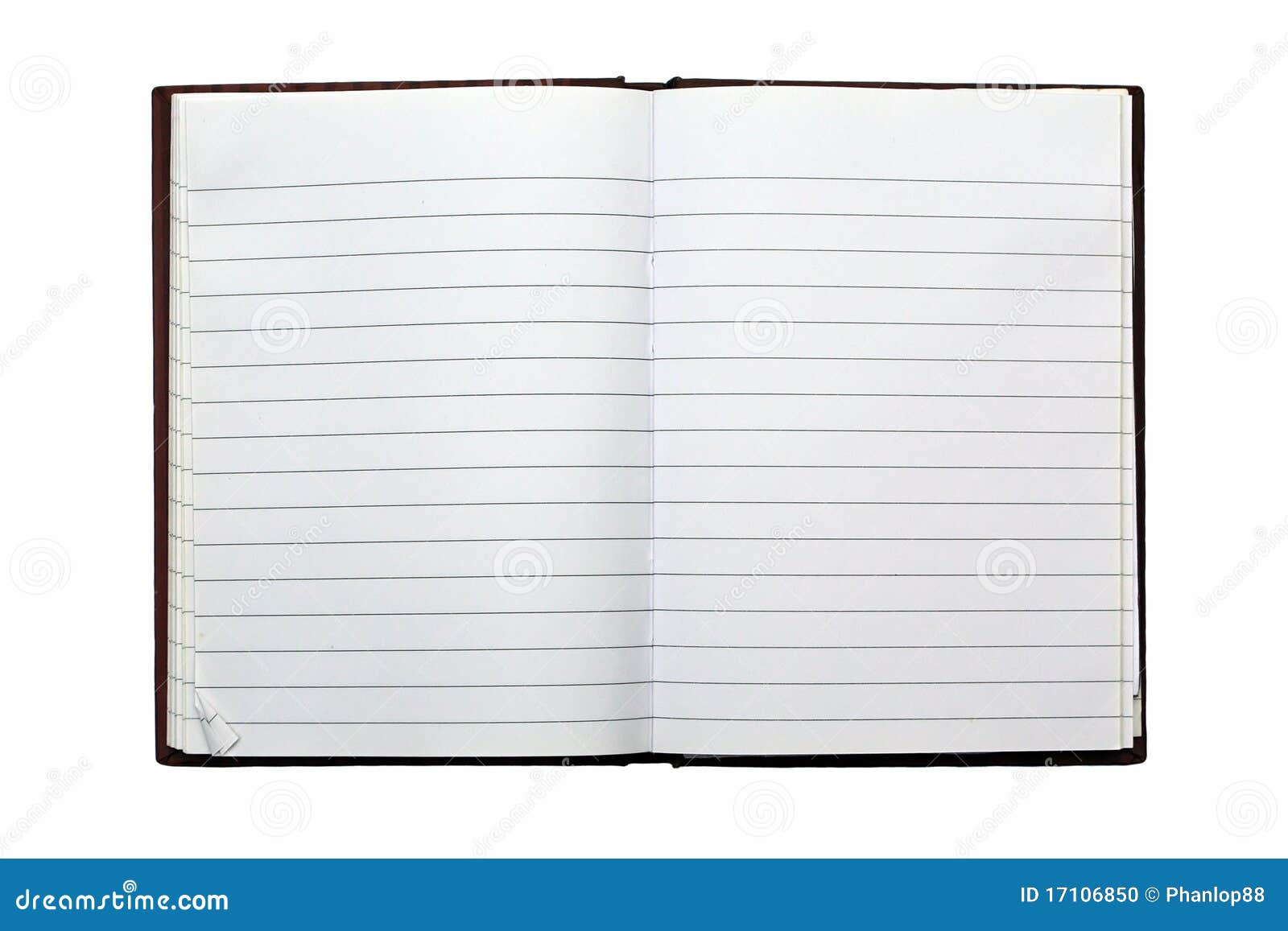 Blank NoteBook open stock photo. Image of empty, business - 17106850