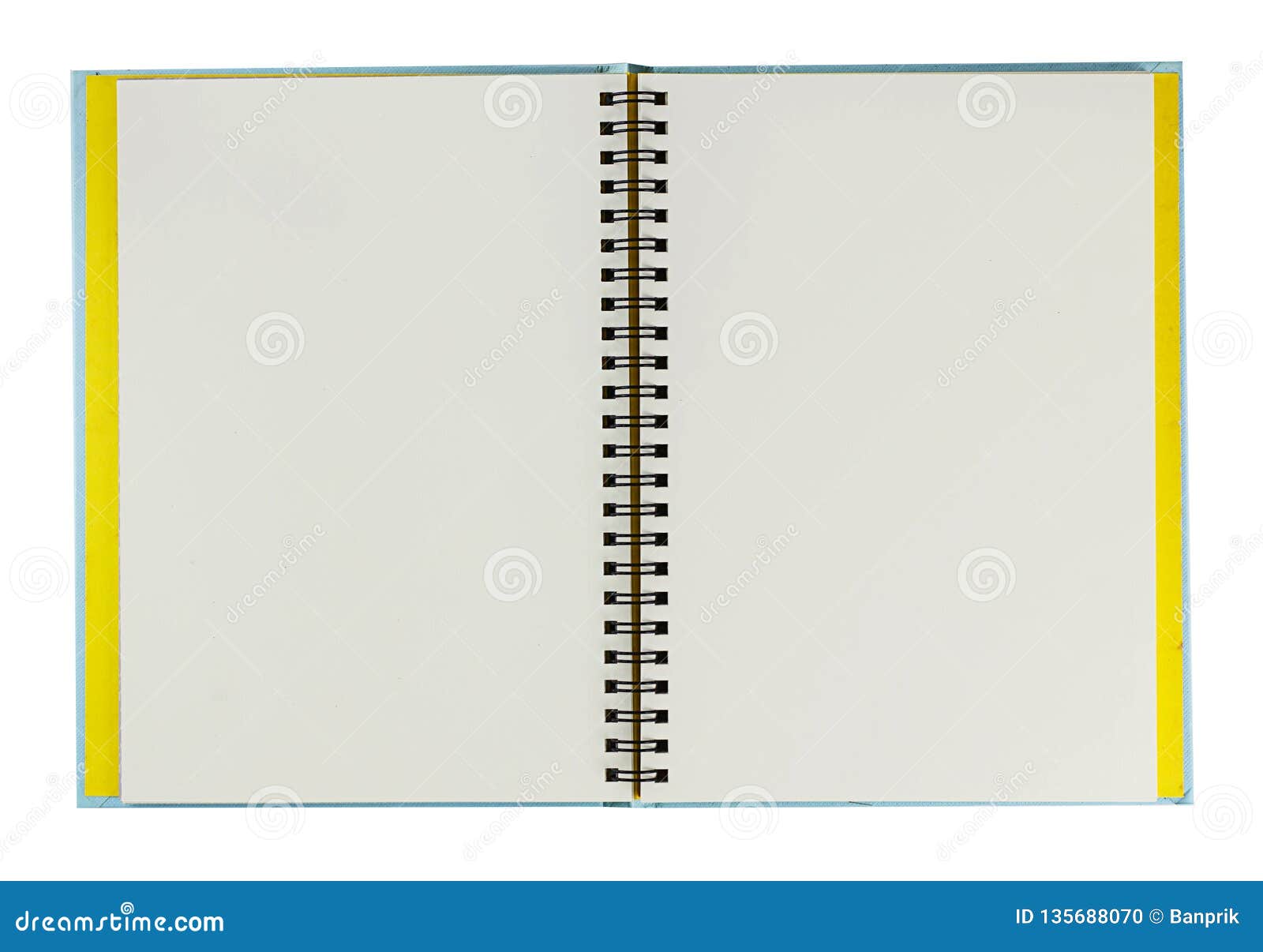 Blank notebook open stock photo. Image of design, diary - 135688070
