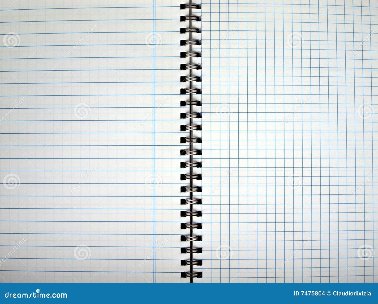 Blank Notebook Page Stock Images - Image: 7475804