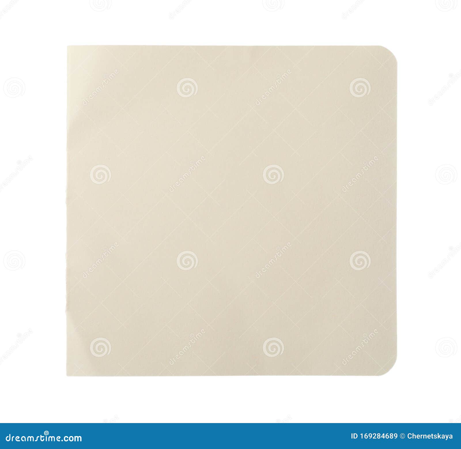 Blank Notebook Paper Isolated. Space for Design Stock Image - Image of ...