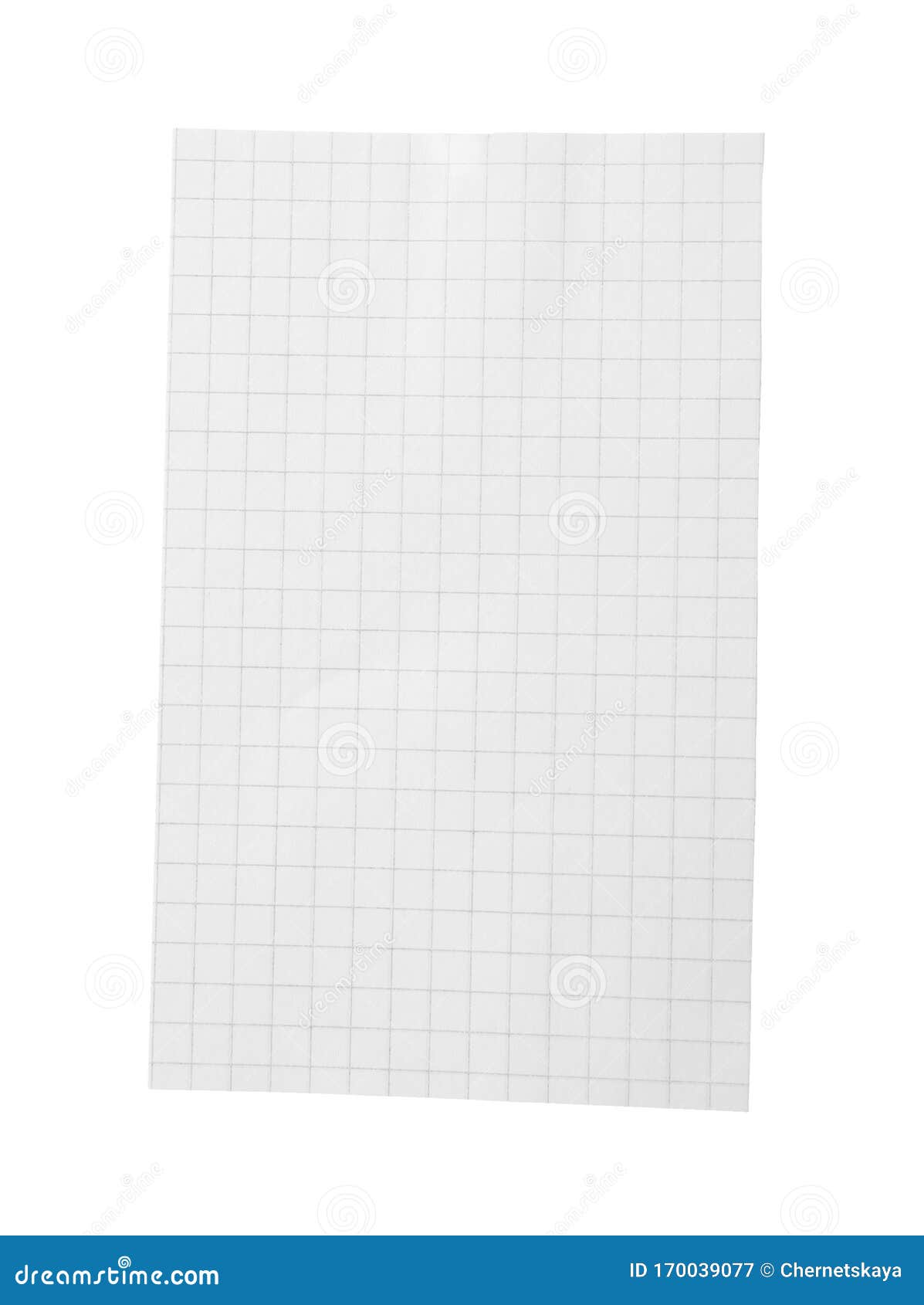 Blank Notebook Paper Isolated on White. Space for Design Stock Image ...