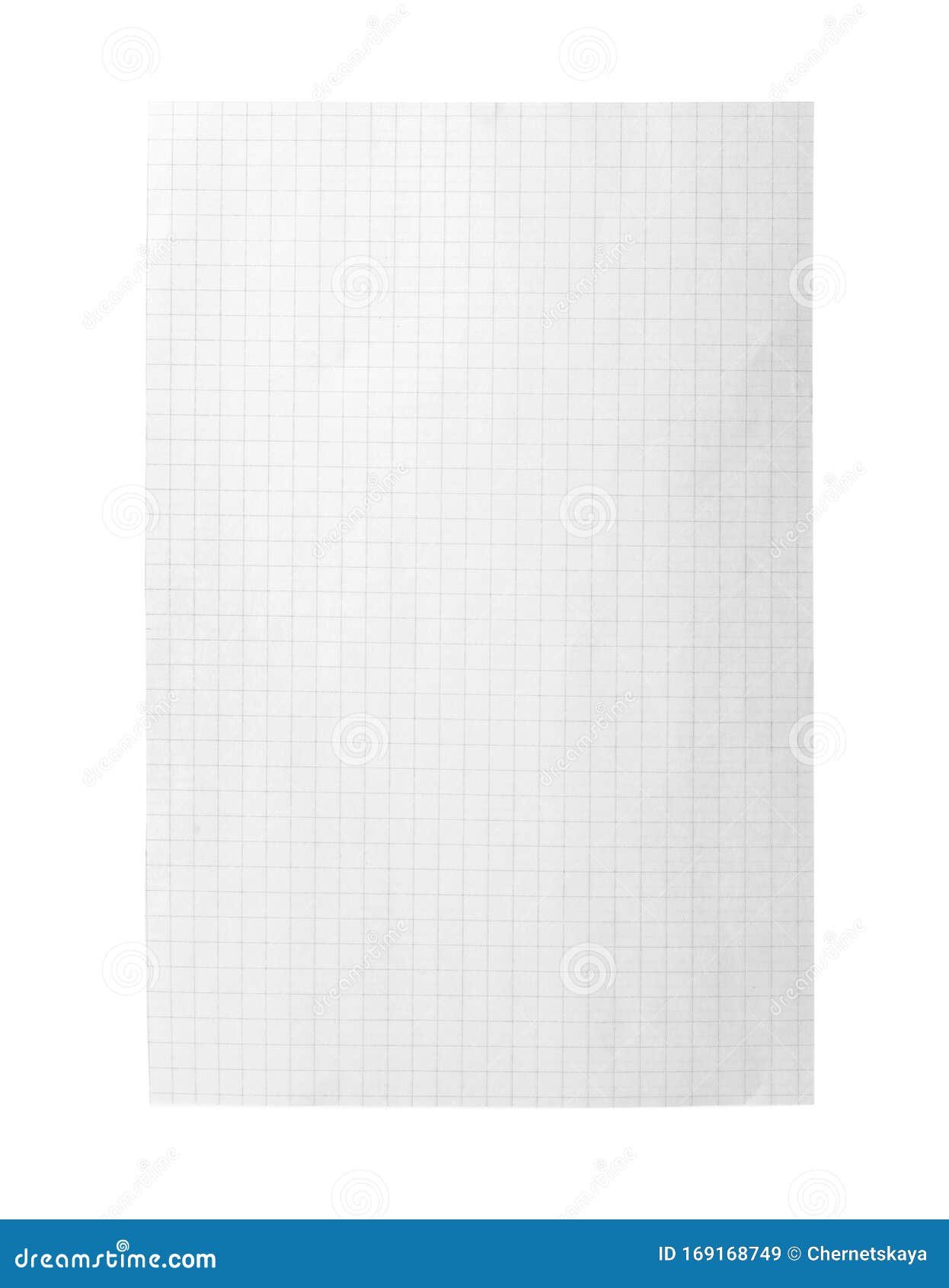 Blank Notebook Paper on White. Space for Design Stock Image - Image of ...