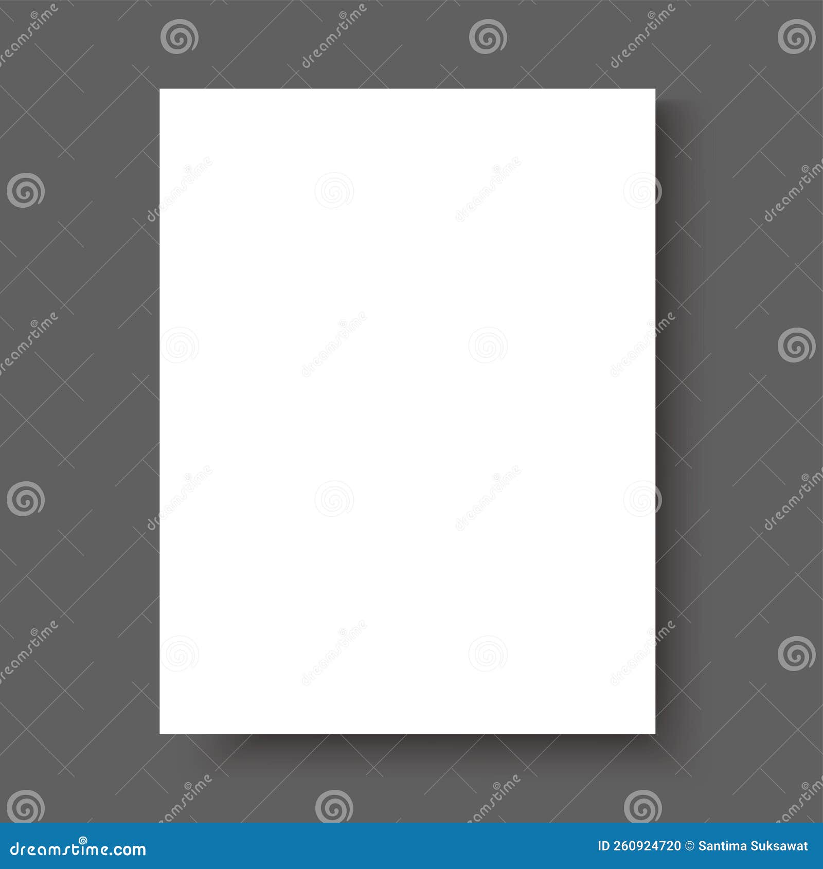 Blank Notebook Paper Sheet Vector Illustration Stock Vector ...