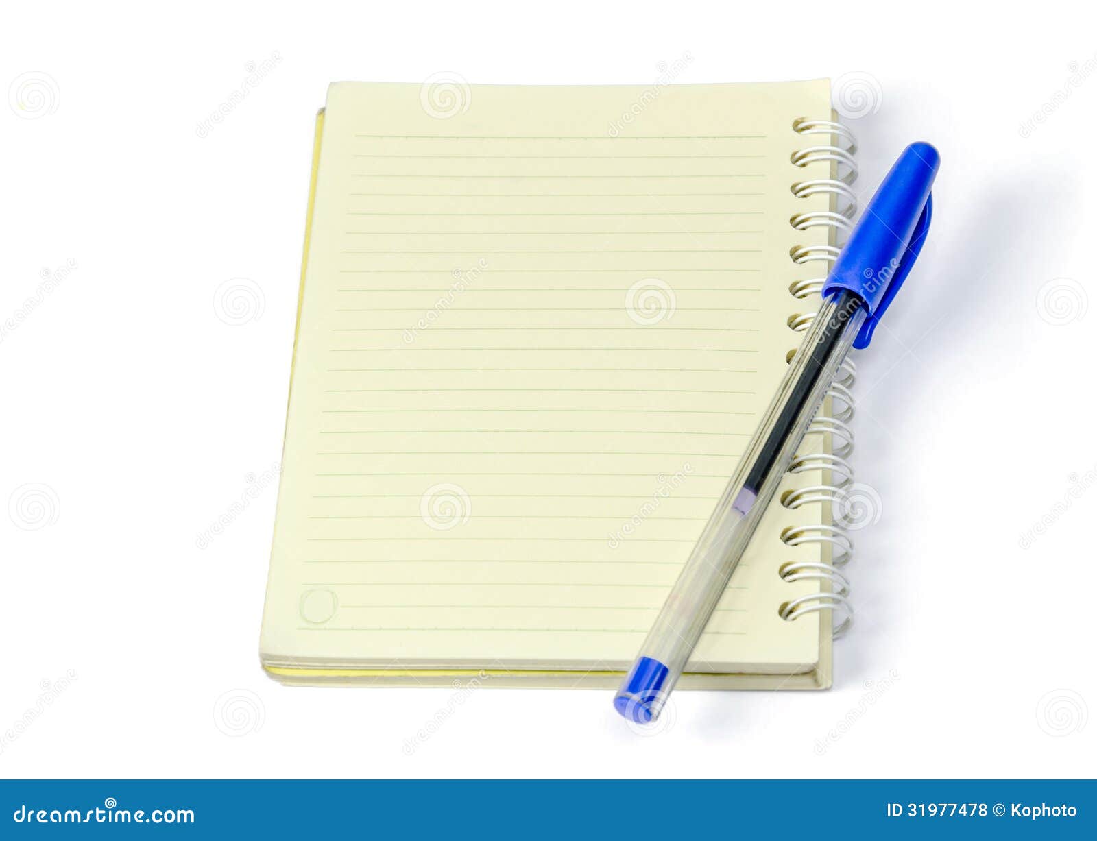 Blank notebook with pen stock photo. Image of design - 31977478