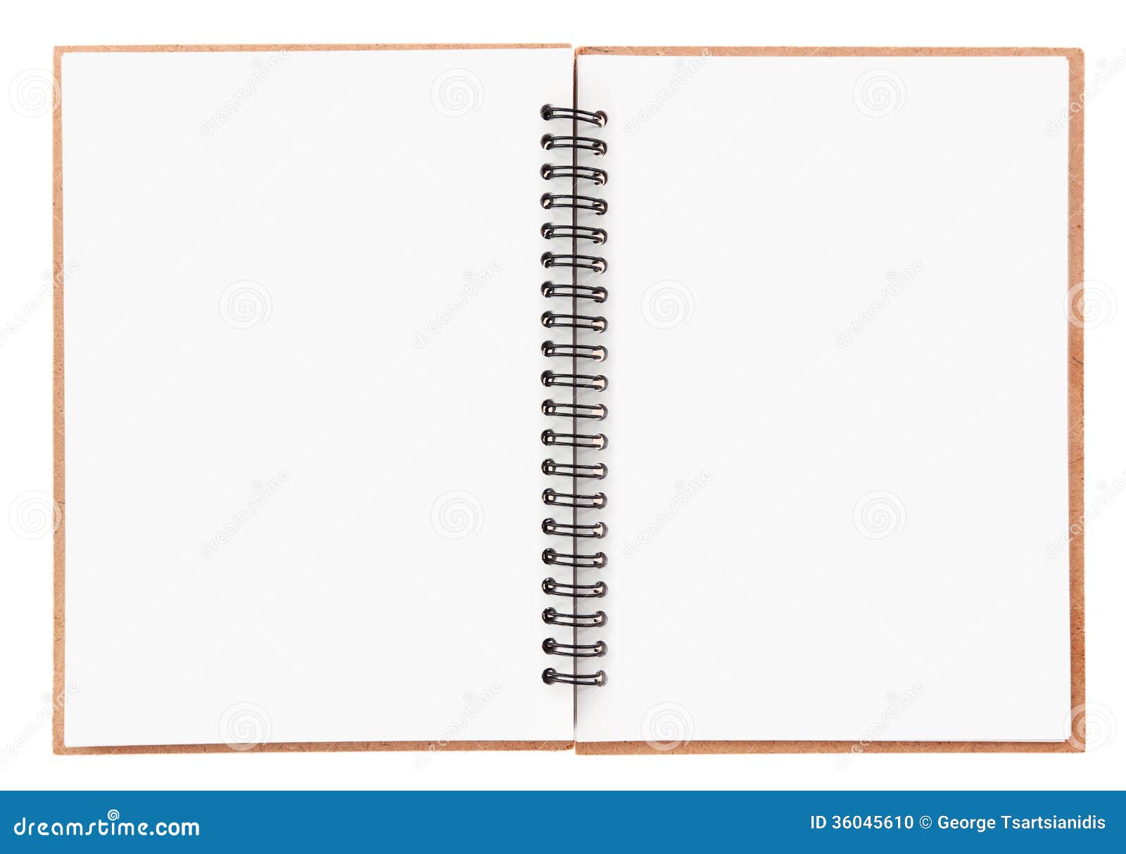 Blank notebook stock photo. Image of recipe, diary, organizer - 36045610