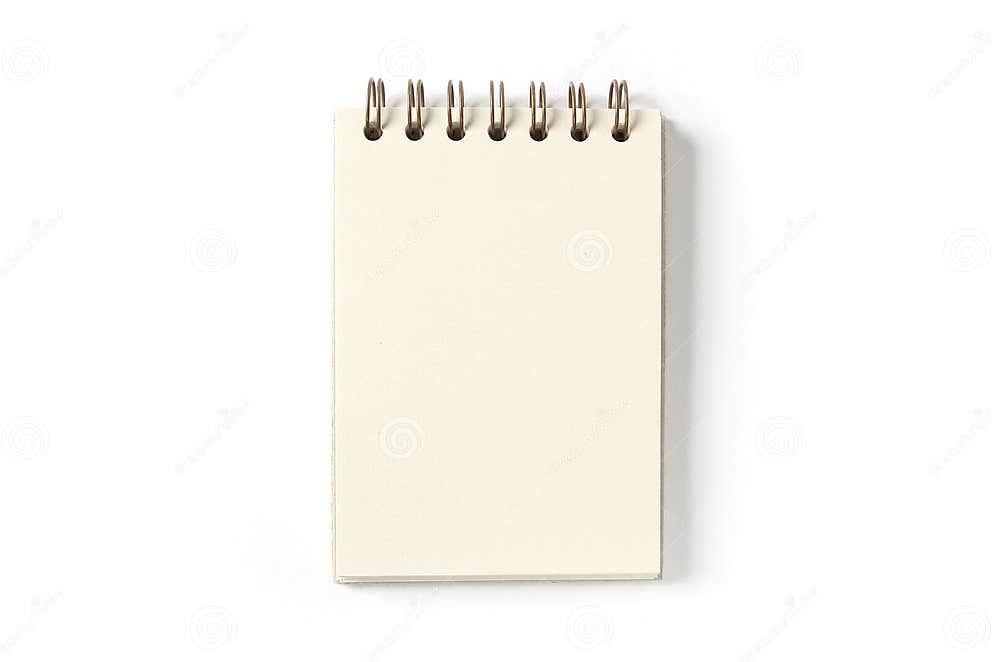 Blank Notepad stock photo. Image of message, business - 18671178