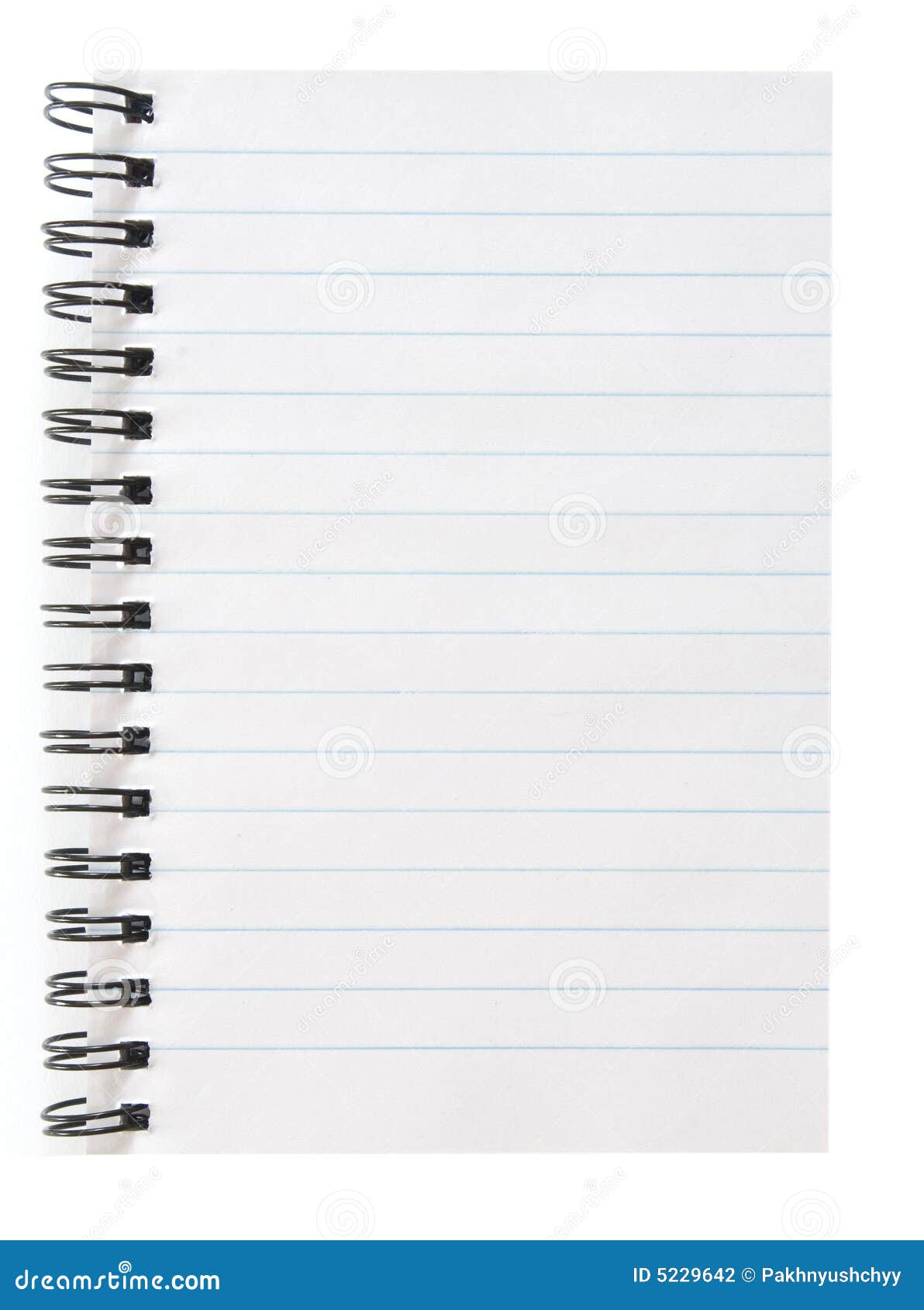 Blank notepad stock photo. Image of notebook, space, byulleten - 5229642