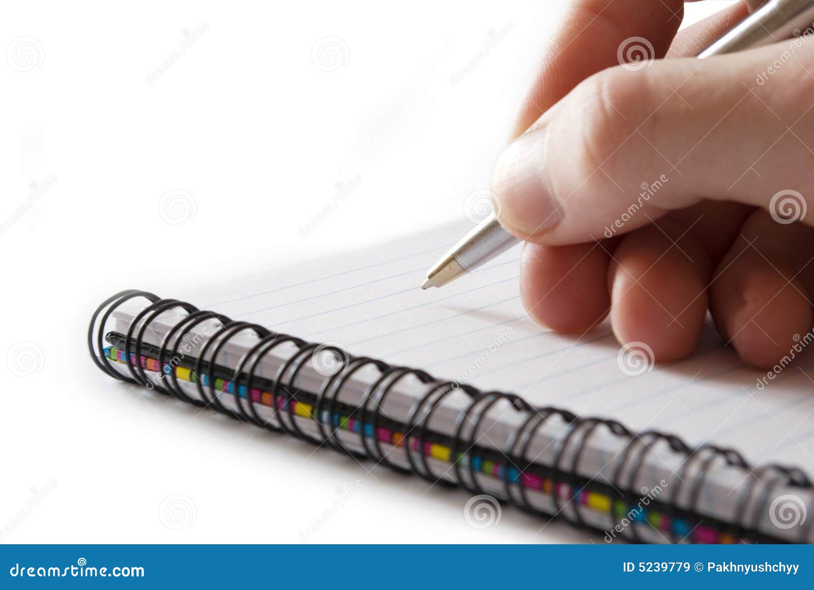 Blank notepad stock image. Image of education, reminder - 5239779
