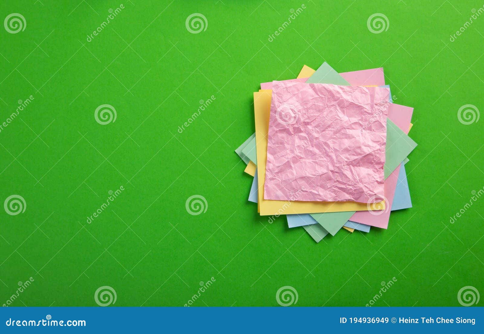 Blank Notepad on Color Background Stock Image - Image of notebook ...
