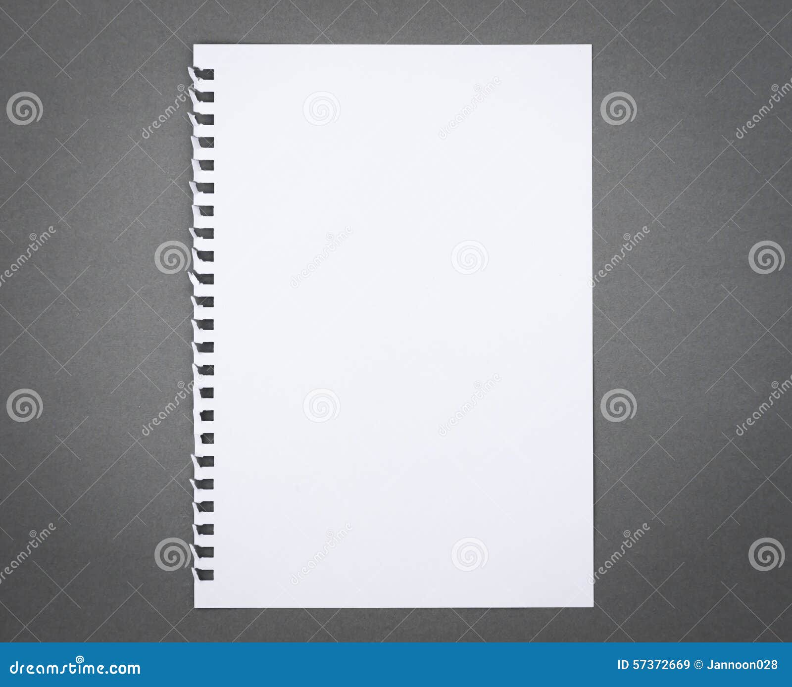 Blank Notepad Notebook Paper Stock Image - Image of bulletin, clear ...
