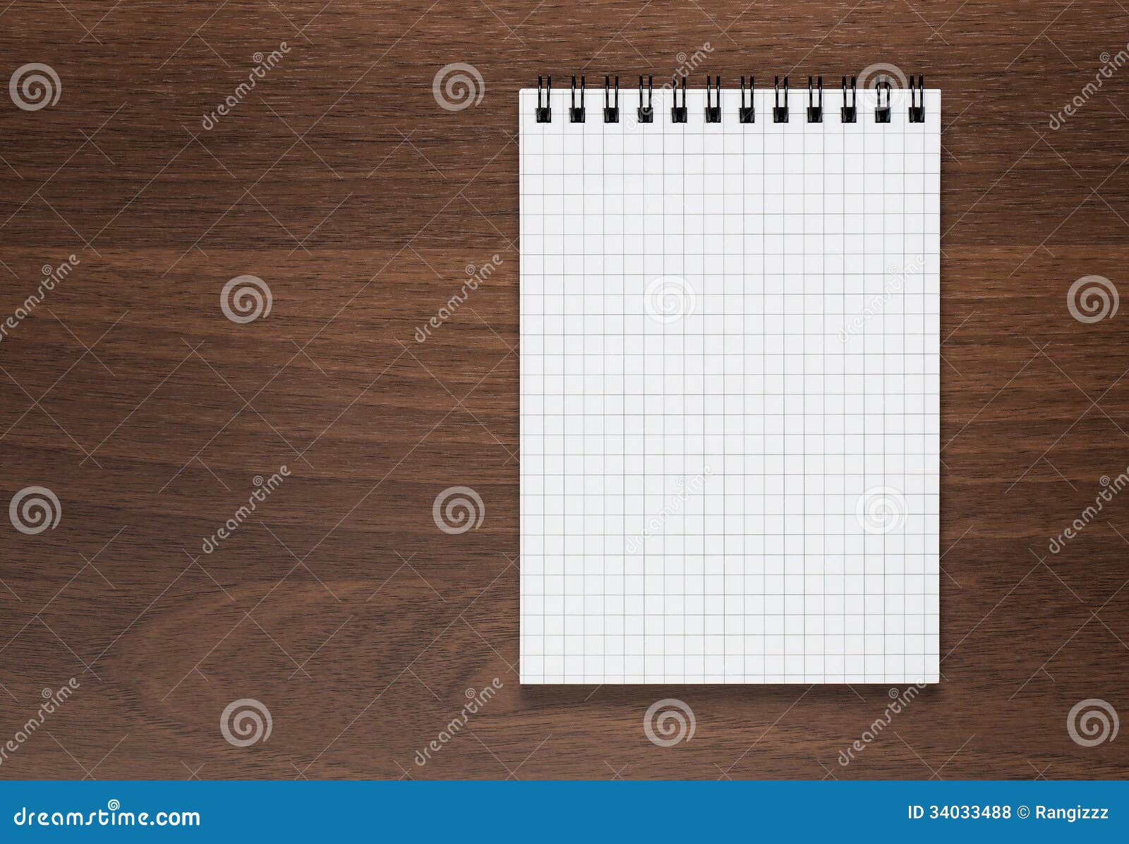 Blank notepad stock photo. Image of communication, memo - 34033488