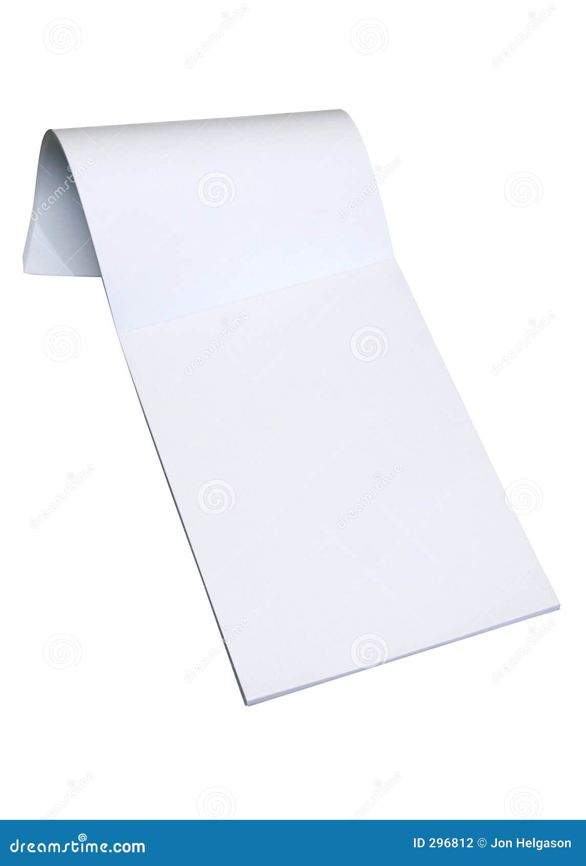 A Blank Notepad Sheet With Breakfast Setting And Flowers Stock ...