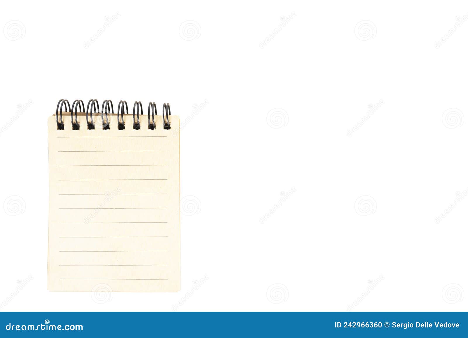 A blank notepad stock photo. Image of design, note, education - 242966360