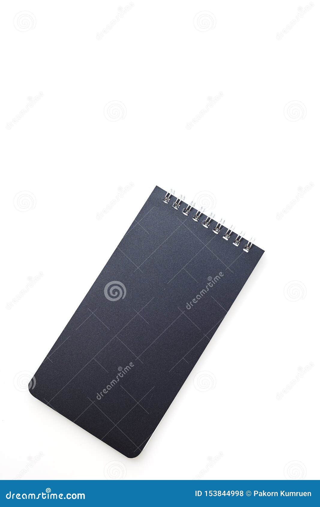 Blank Notepad on White Background Stock Photo - Image of open, office ...