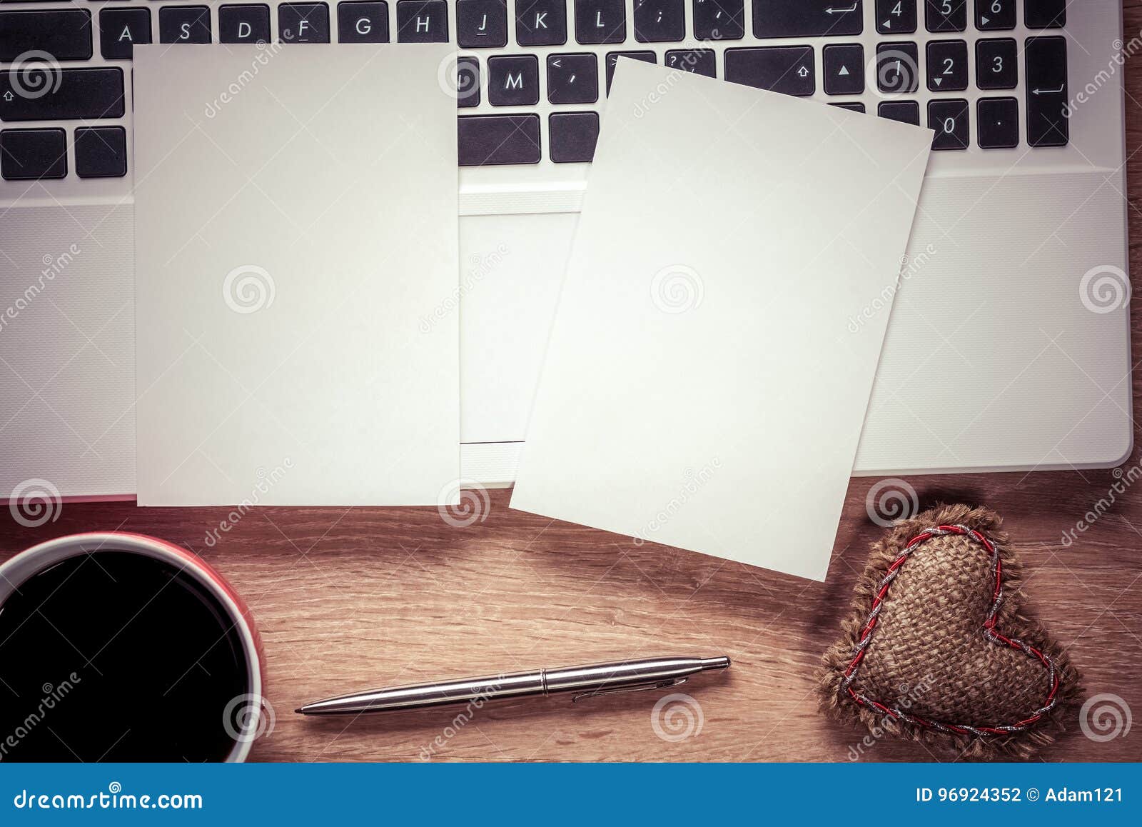 Blank Notepad on Wooden Table Stock Photo - Image of message, copyspace ...