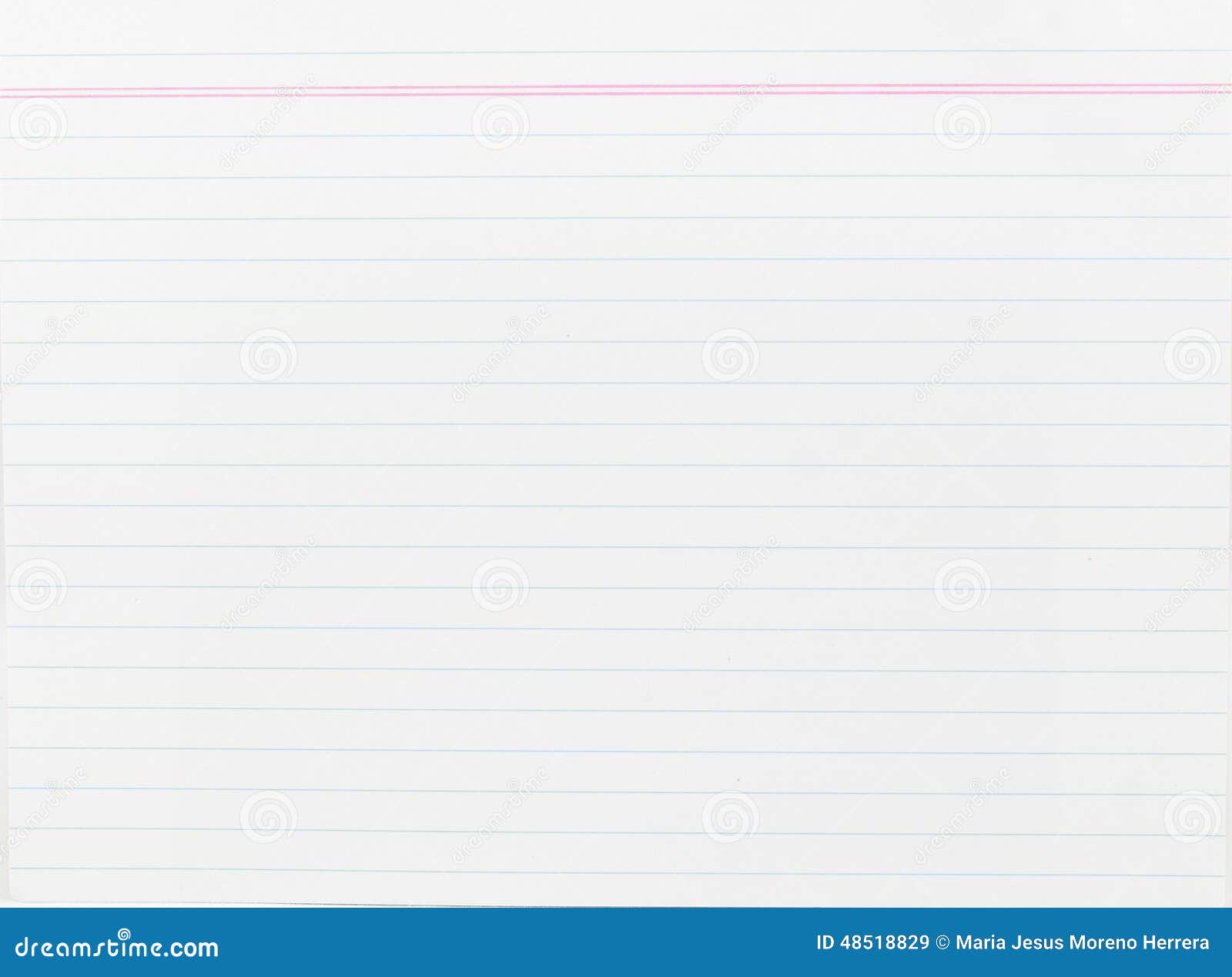 Blank notepaper with line stock image. Image of hole - 48518829