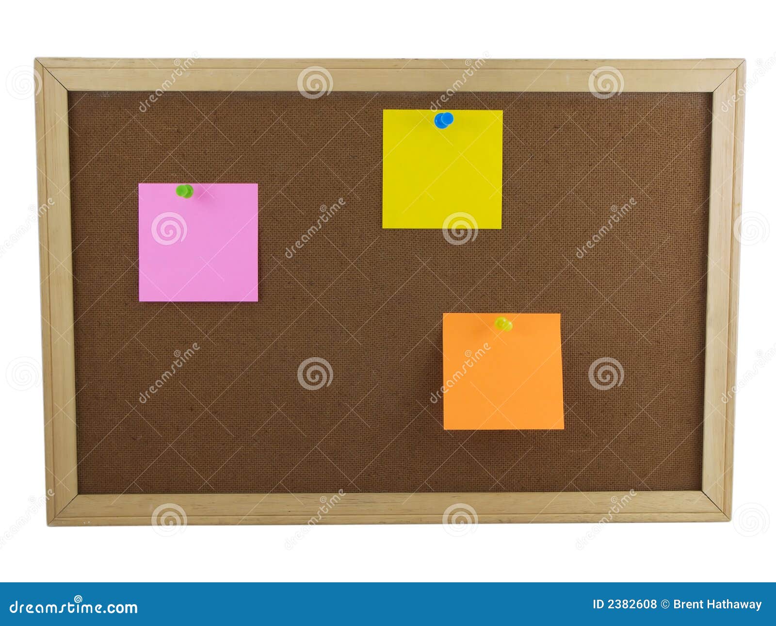 Blank Notes stock photo. Image of reminder, isolated, board - 2382608