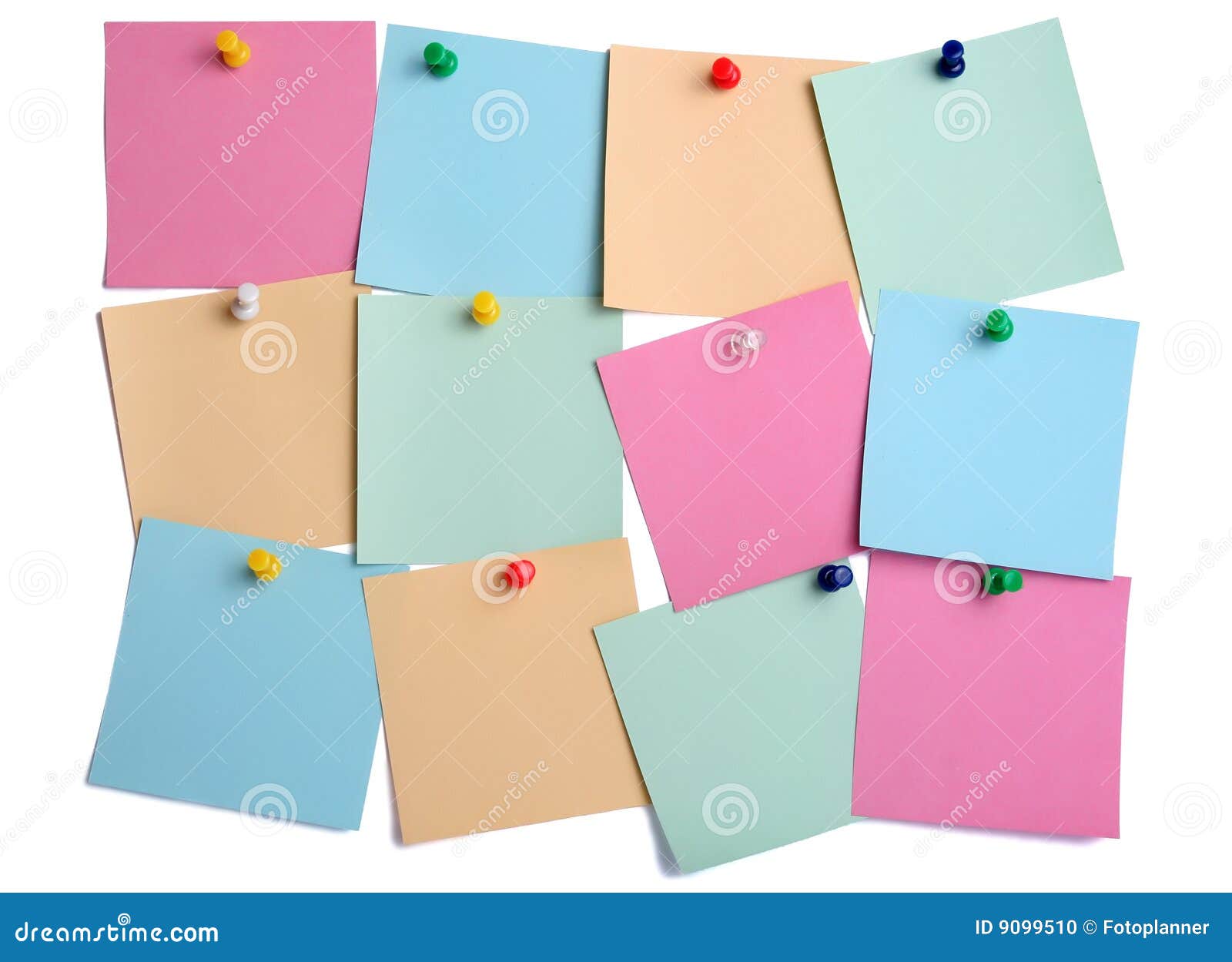 Blank notes stock photo. Image of label, reminder, colorful - 9099510
