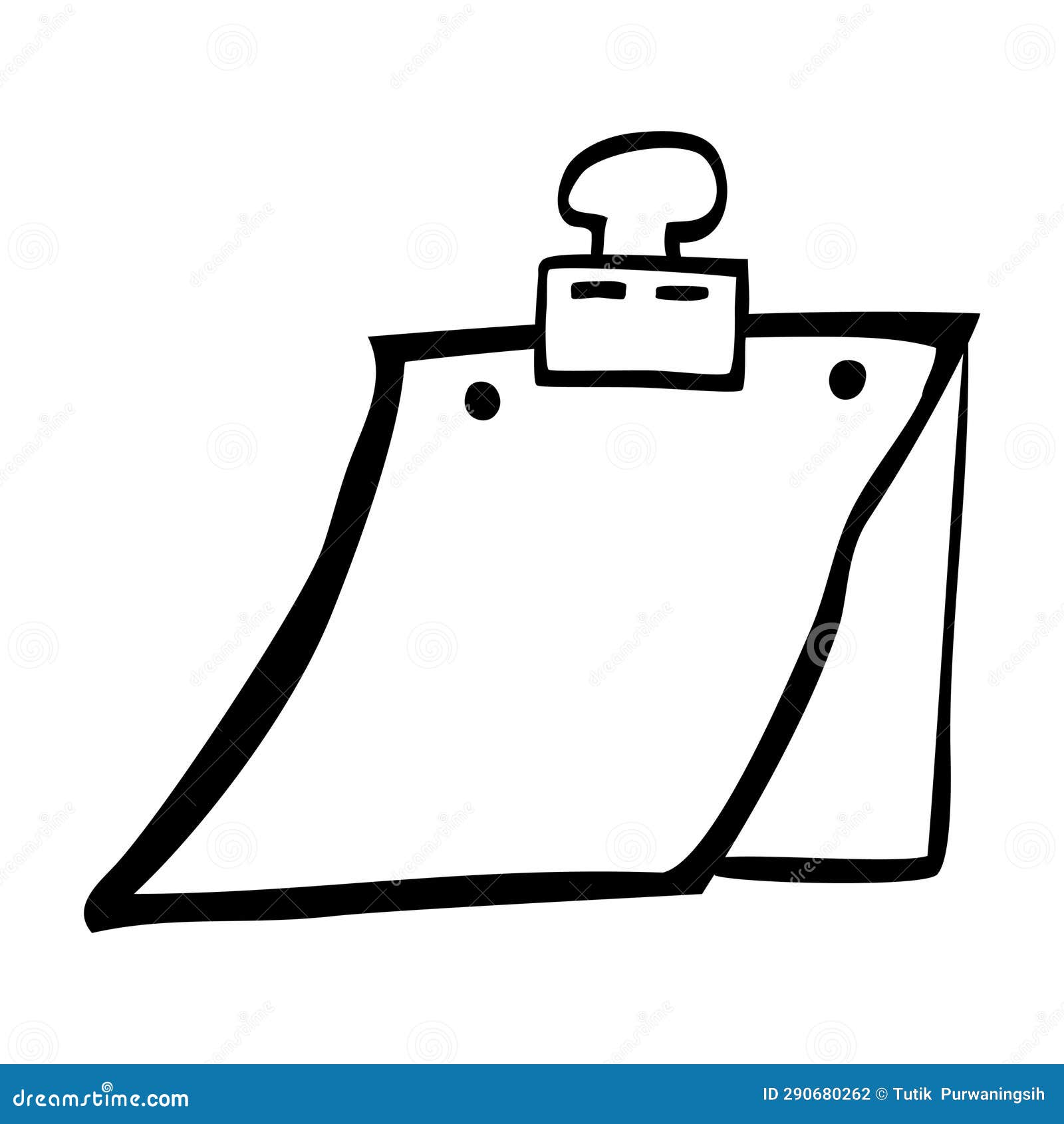 Simple Vector Doodle Hand Draw Sketch, Blank Note, Isolated on White ...