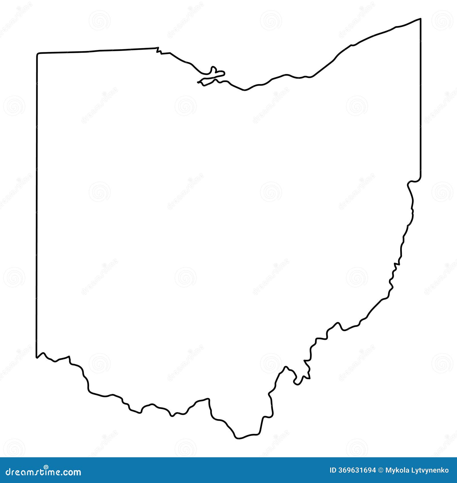 Ohio Map. State And District Map Of Ohio. Political Map Of Ohio With ...