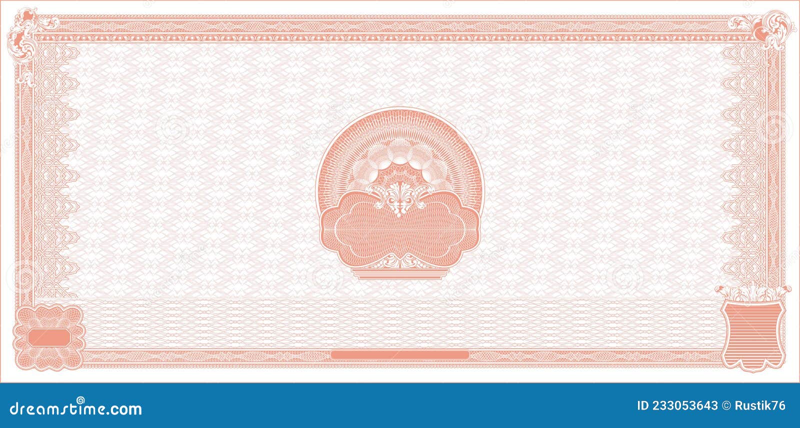 Blank old banknote red stock illustration. Illustration of banknotes ...