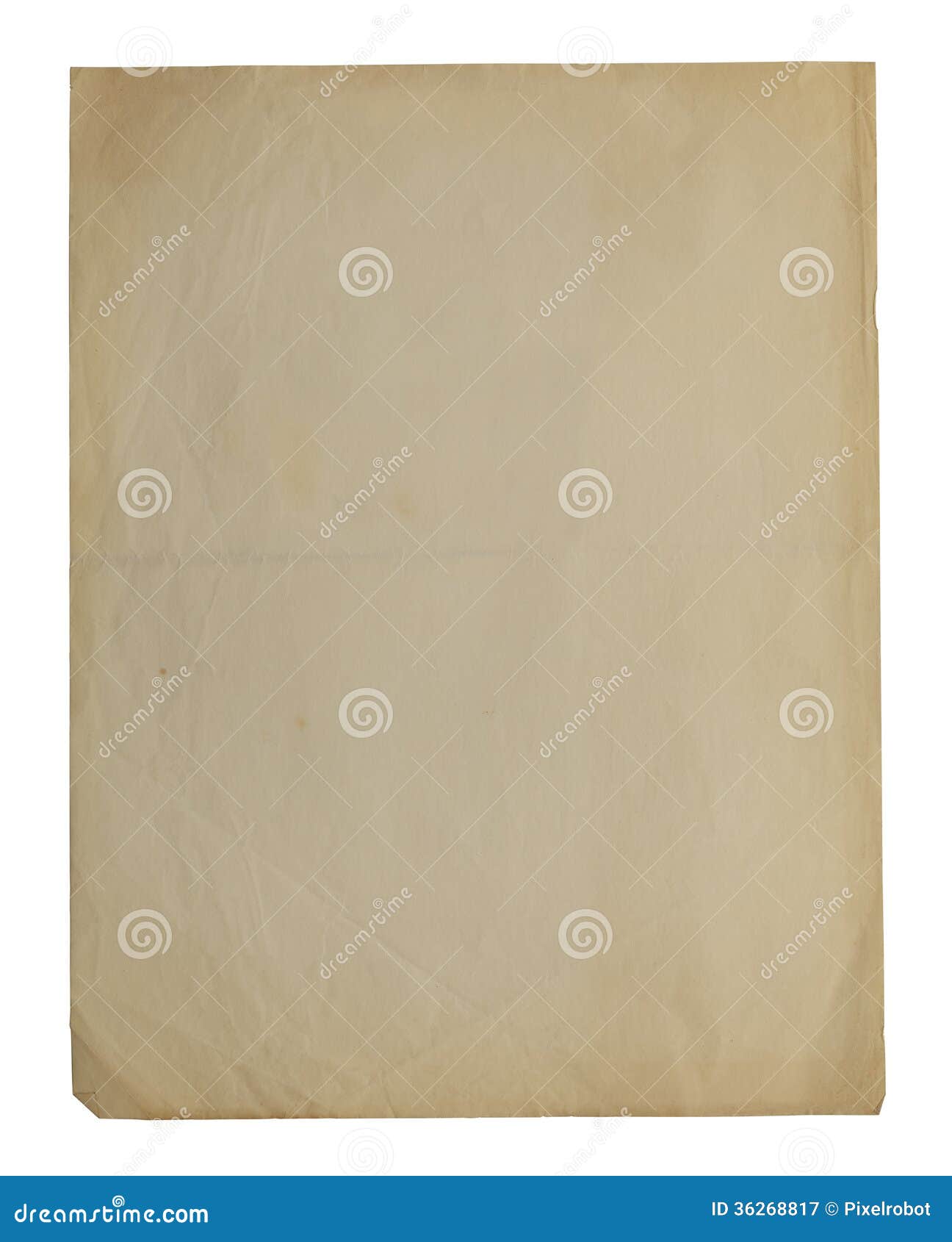 Blank Old Paper stock image. Image of background, oldfashioned - 36268817