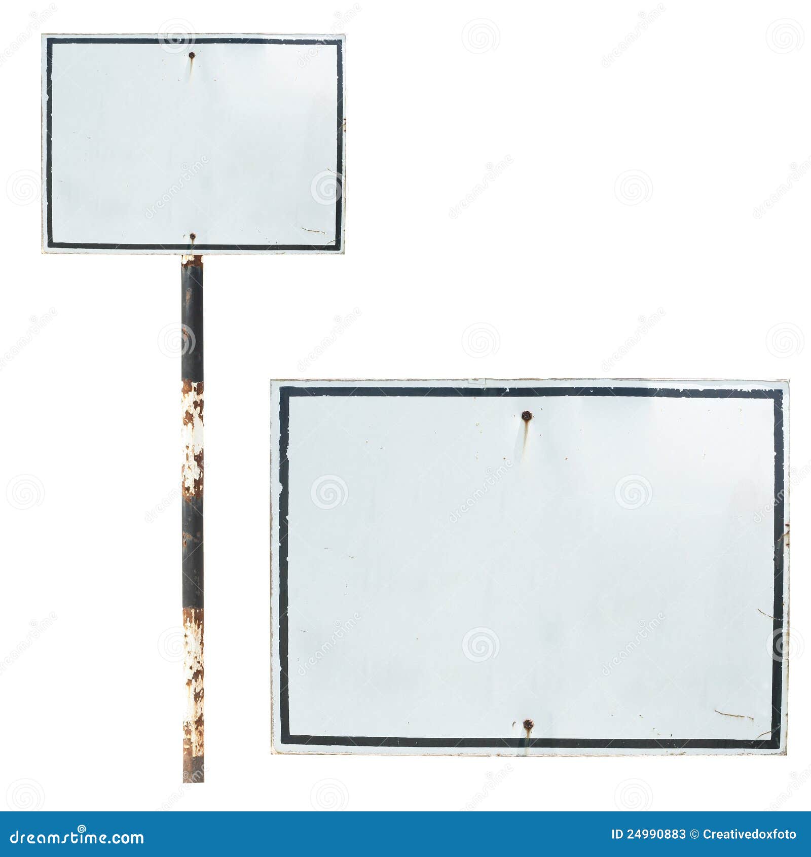 Blank old traffic sign stock image. Image of travel, texture - 24990883