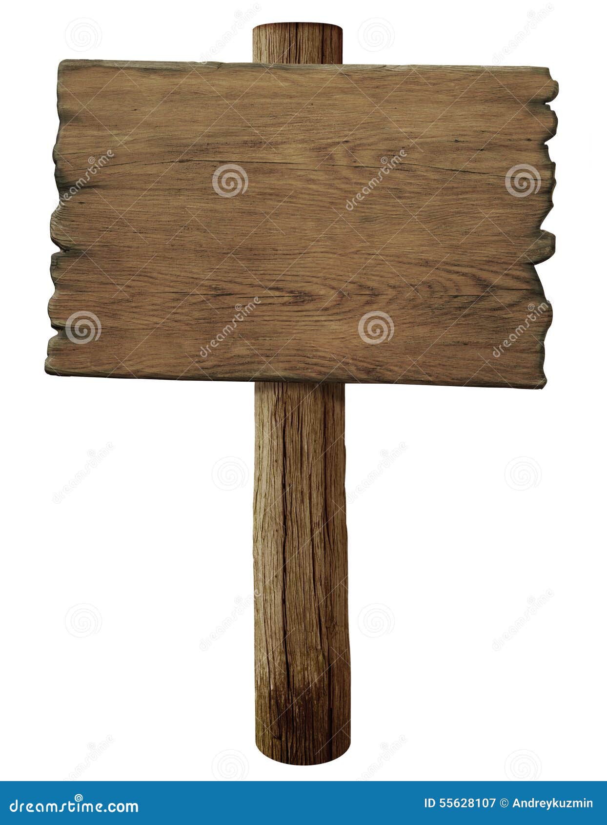 Blank Old Wood Road Sign Isolated Stock Image - Image of paneling ...