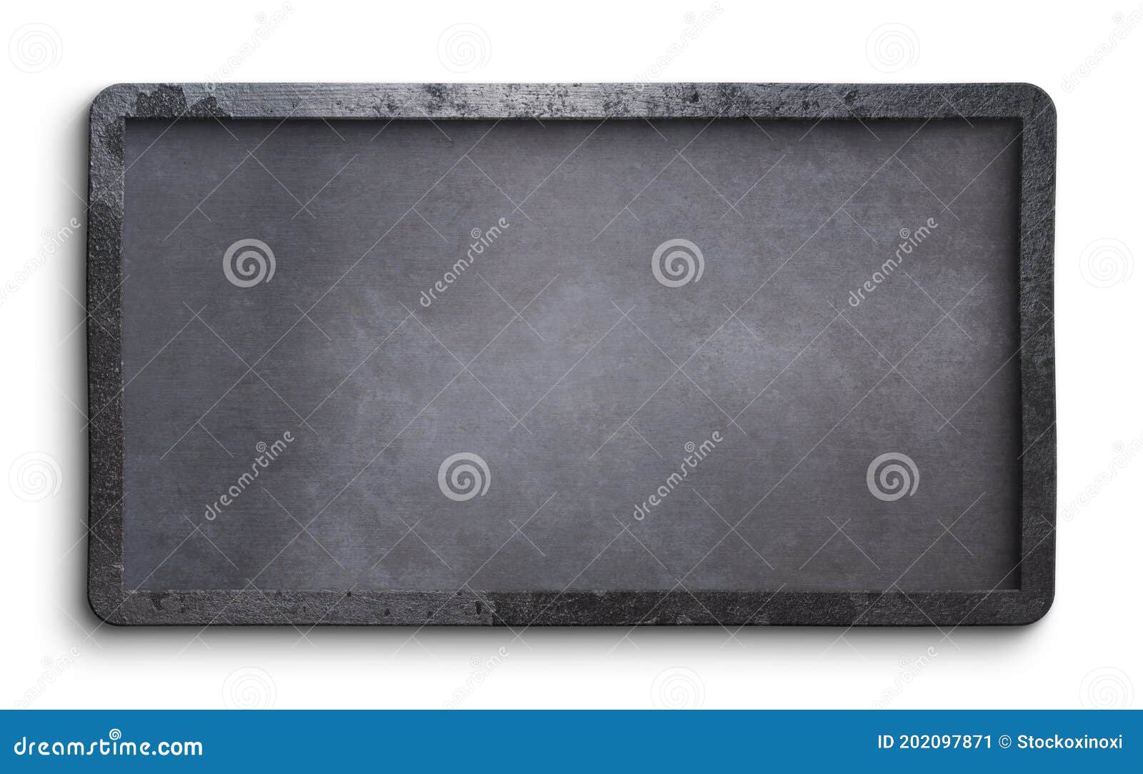 Blank Old and Worn Metal Sign Stock Image - Image of signpost, plate ...