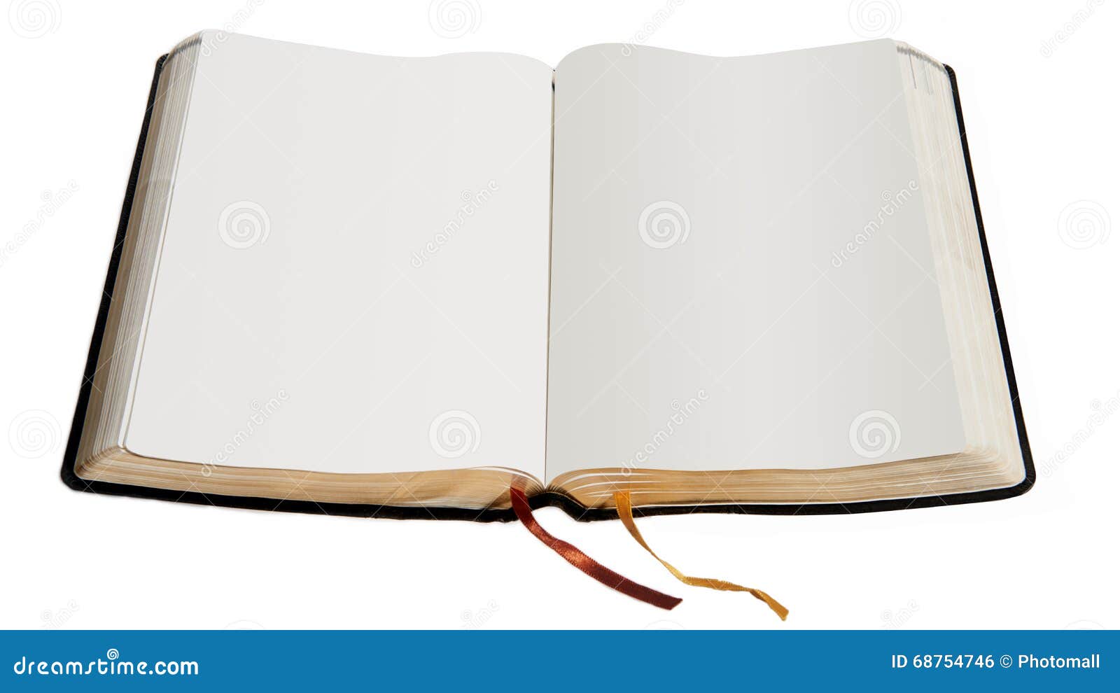 Blank open book stock photo. Image of message, literature - 68754746