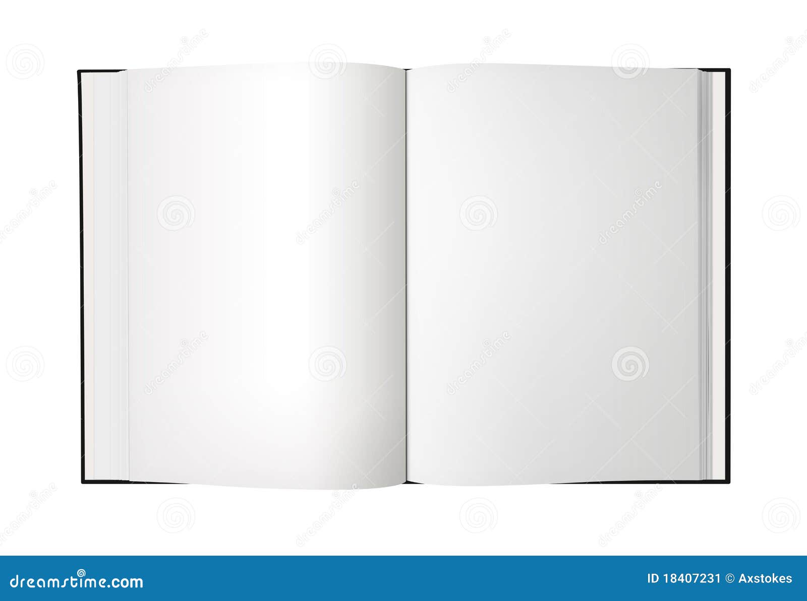 Plain Open Book Blank Pages Stock Illustrations – 60 Plain Open Book ...