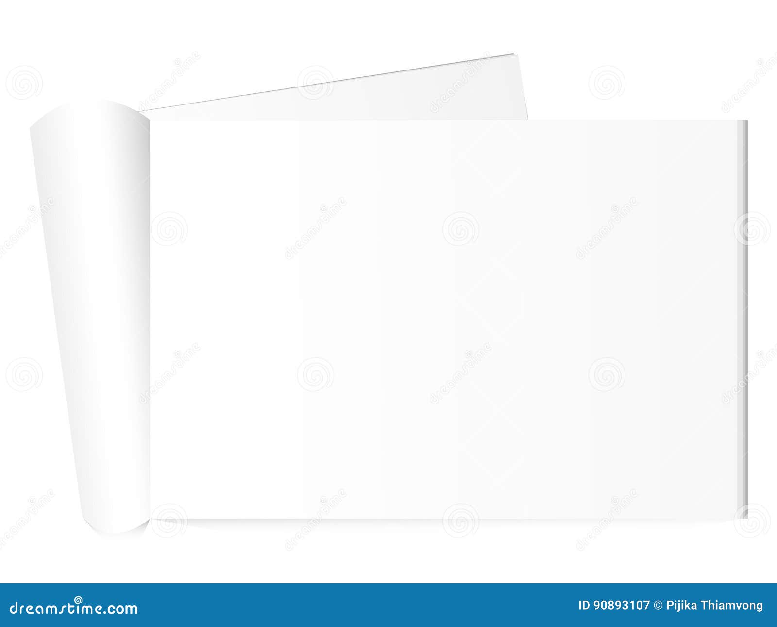 Rolled Up Page Corners Vector Illustration | CartoonDealer.com #13015568