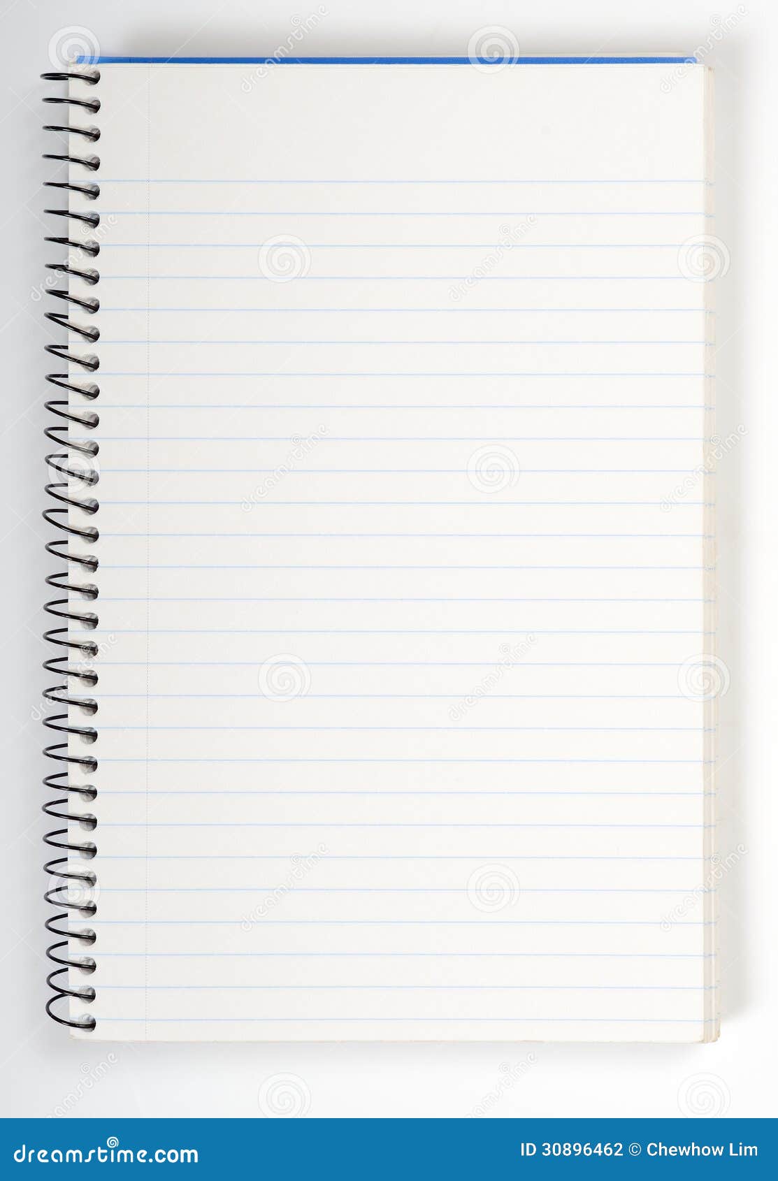 Blank open notepad stock photo. Image of note, bulletin - 30896462