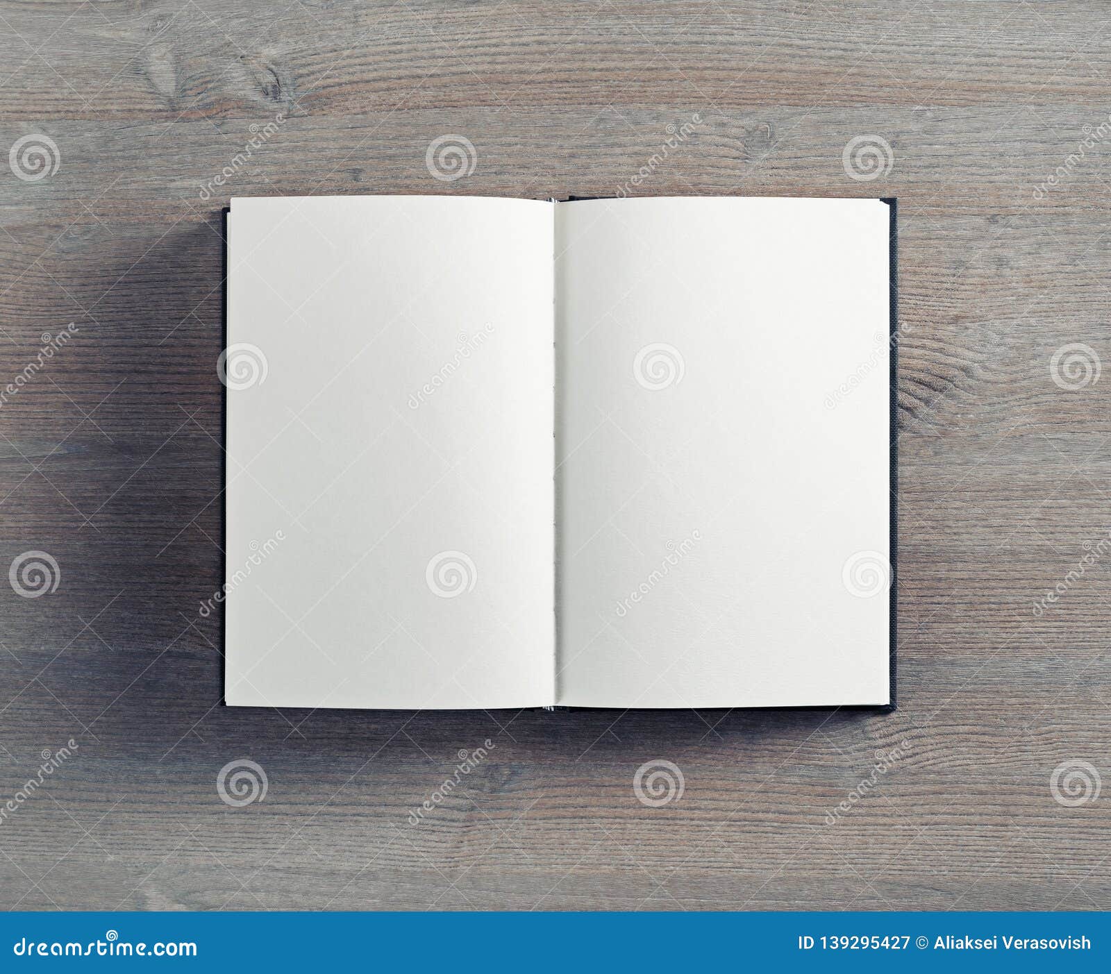 Blank open notepad stock image. Image of empty, clean - 139295427