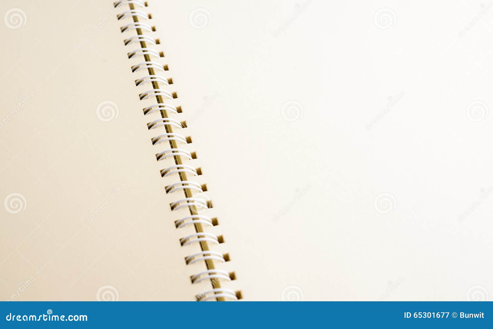 Blank open spiral notebook stock image. Image of school - 65301677