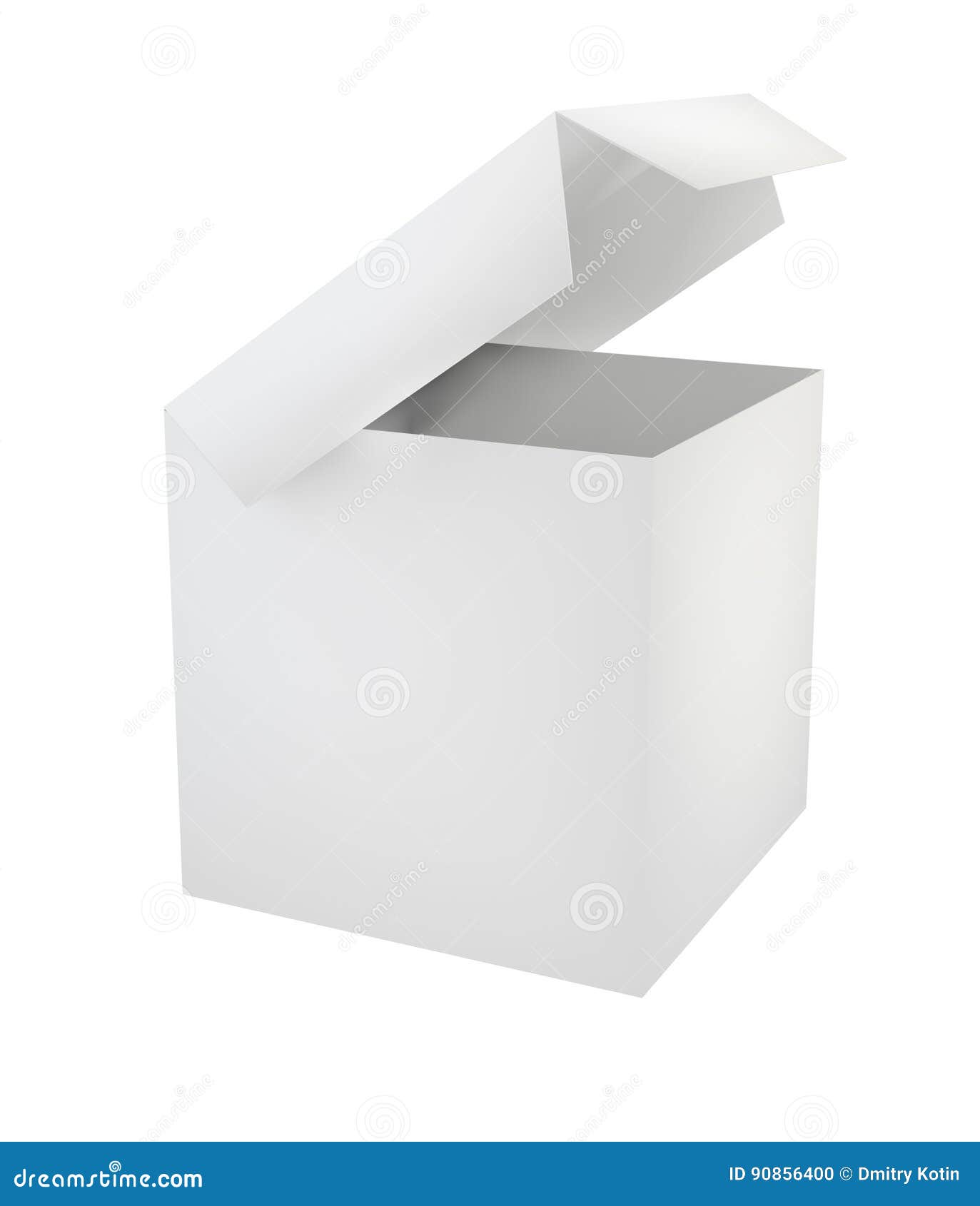 Blank Opened White Box Stock Photos - 1,347 Images