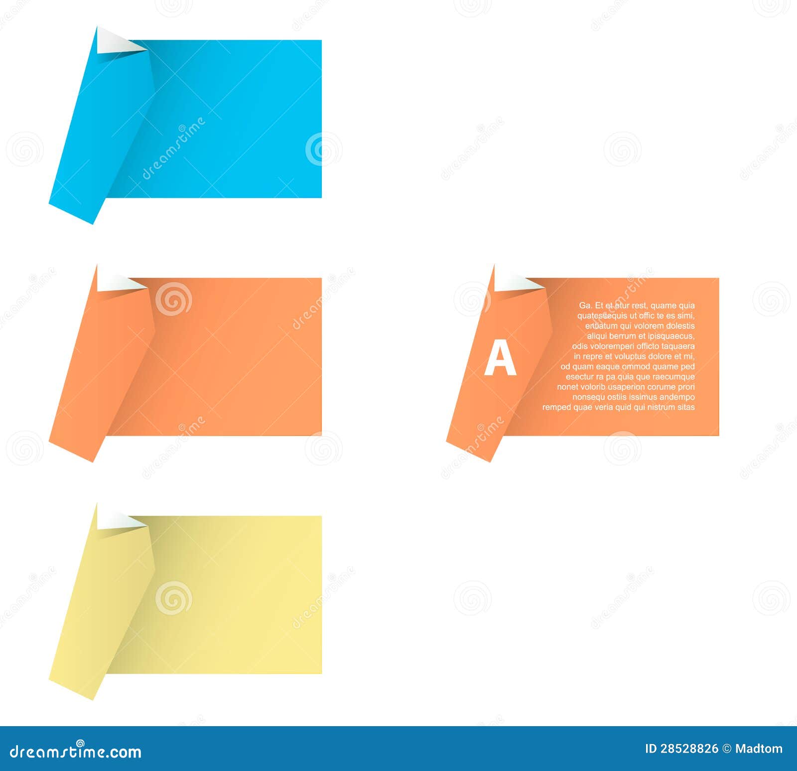 Blank option label stock vector. Illustration of corporate - 28528826