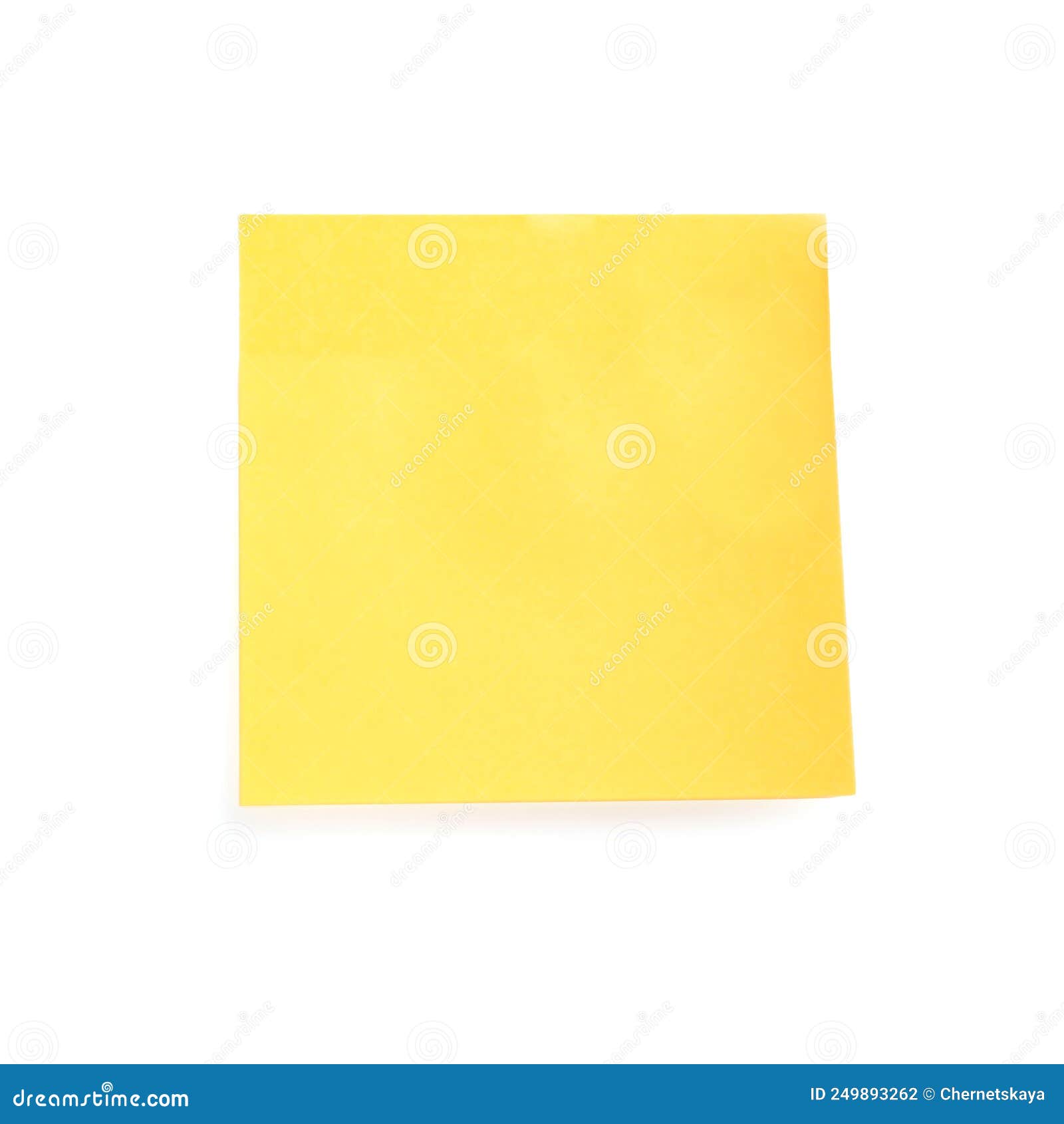 Blank Orange Sticky Note Isolated on White. Space for Text Stock Photo ...