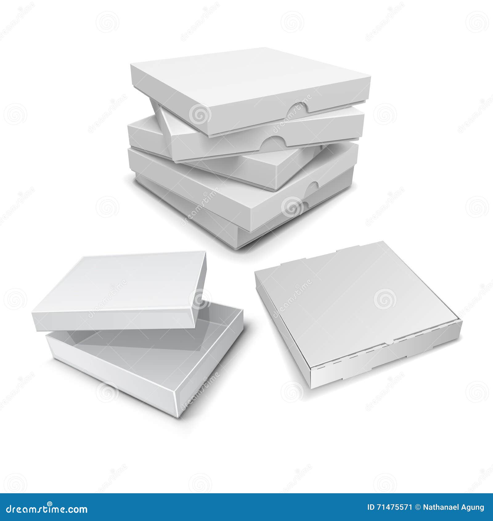 Blank Package Vector Illustration Stock Vector - Illustration of ...